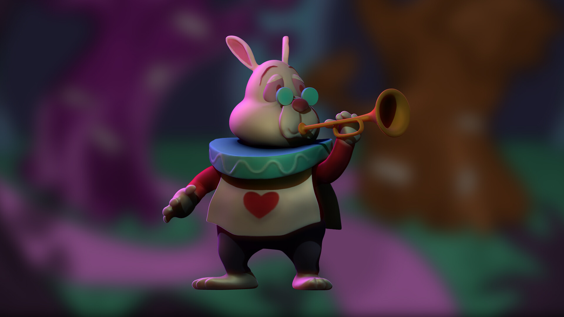 ArtStation - White Rabbit - Alice in Wonderland