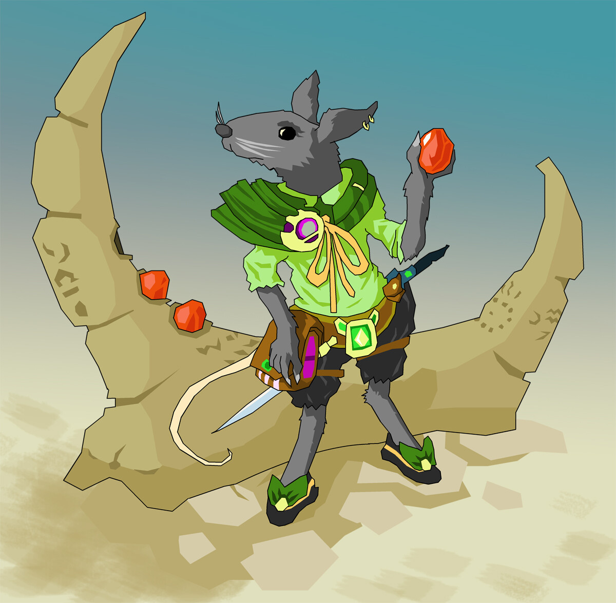 ArtStation - Ulirieef Chet, rogue ratling