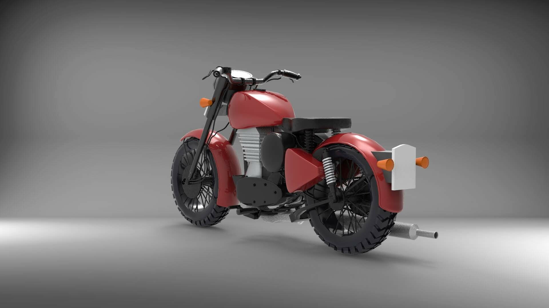 ArtStation - Bike model in Maya 2018