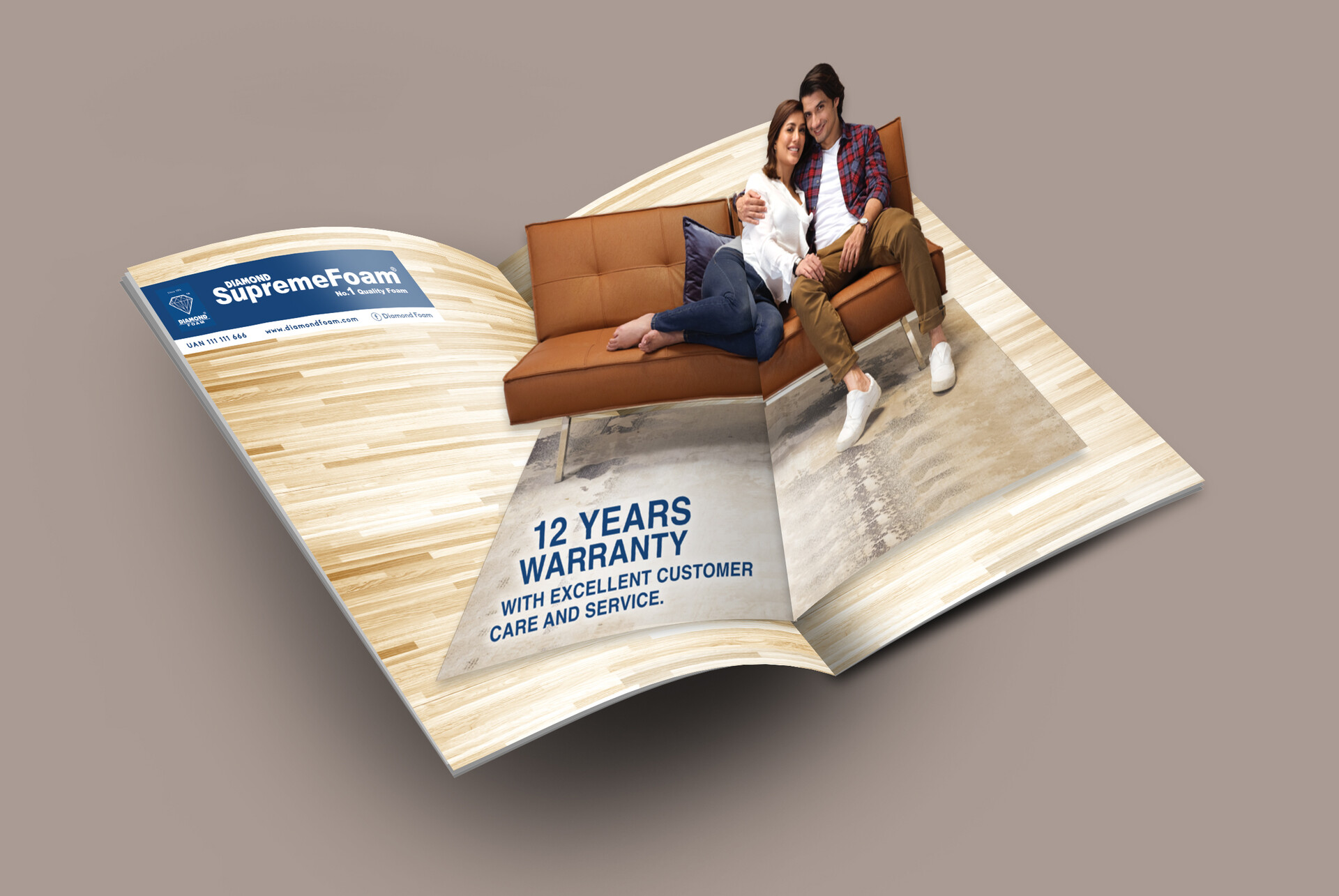 ArtStation - Diamond Supreme Foam Magazine AD Design