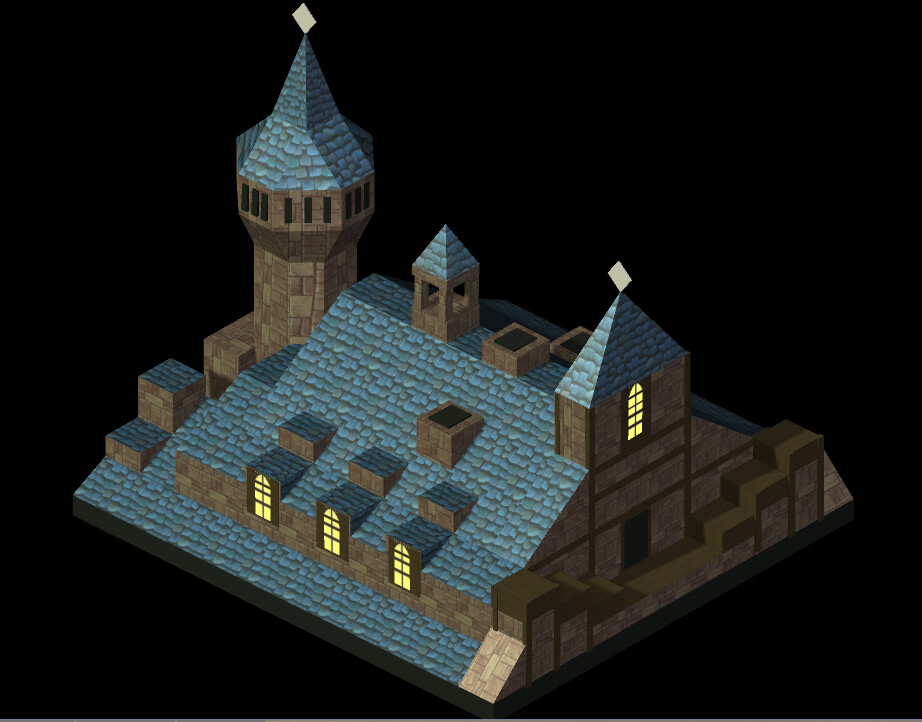 ArtStation - Roof of Riovanes Castle (remake)