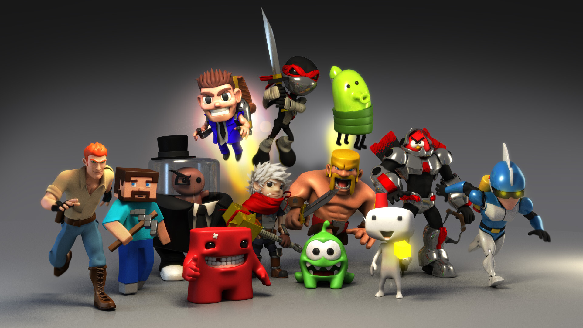 ArtStation - Mobile and Indie Character Group shot