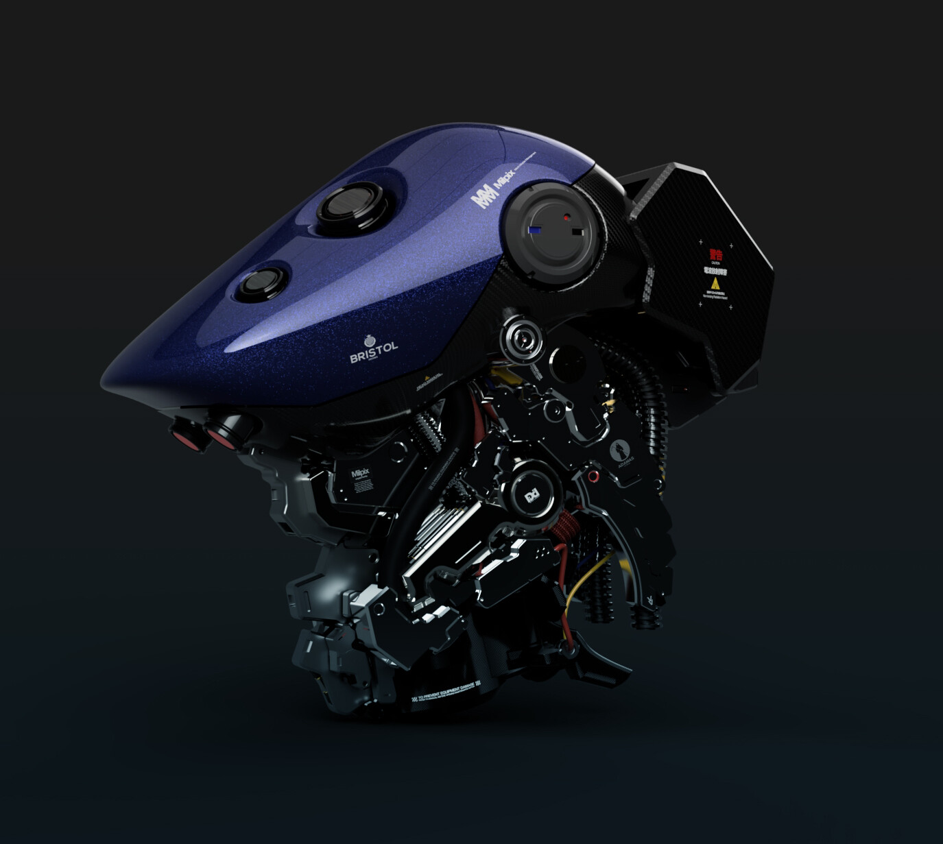 ArtStation - Mech Concept: GhostHead