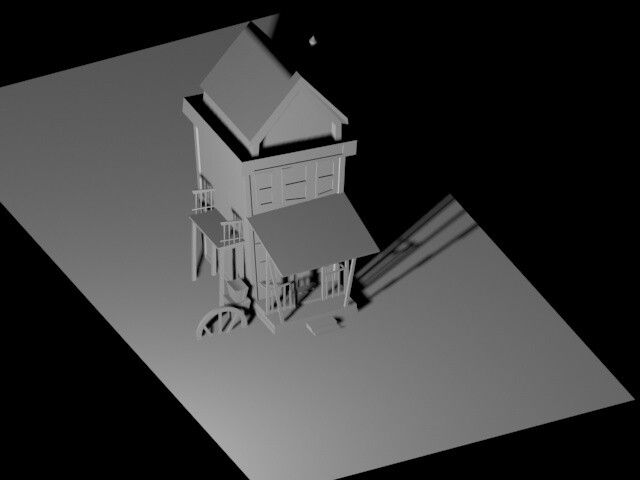 ArtStation - 3d gaming prop Hut