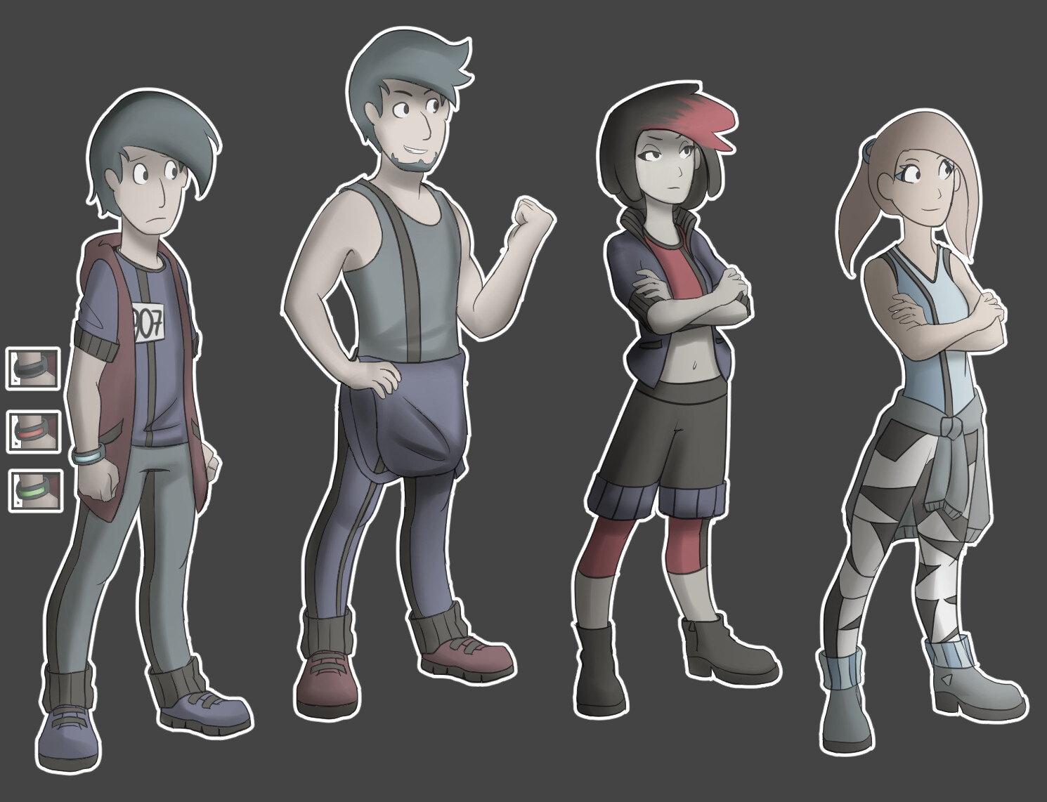 ArtStation - Last Year University Task Character Designs