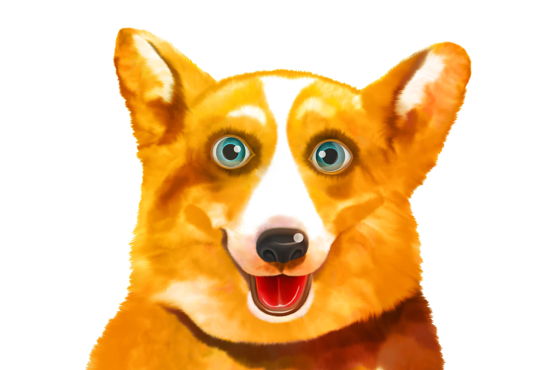 ArtStation - Happy dog