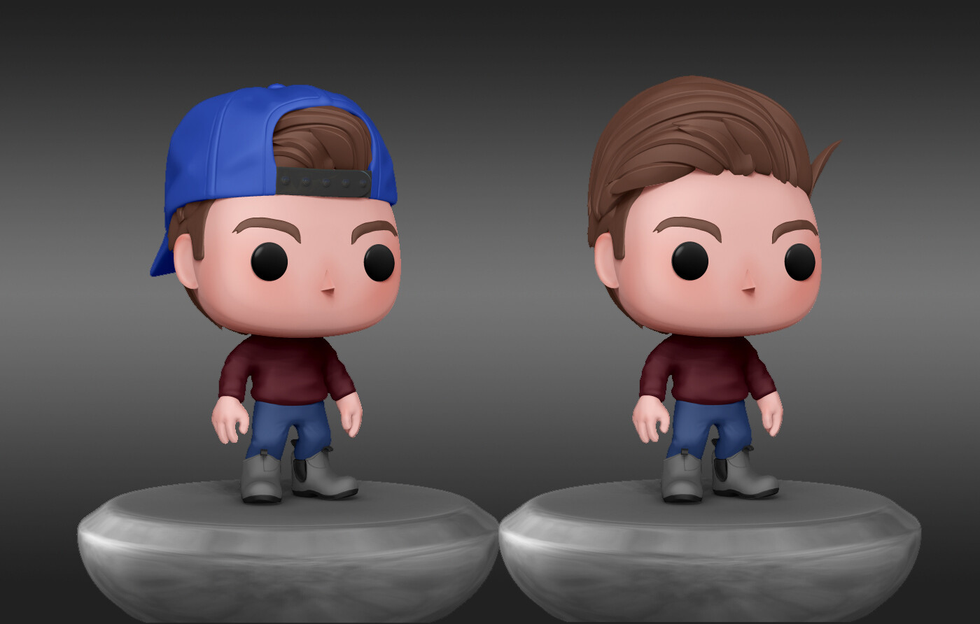 ArtStation - Pop Figure Self Portrait