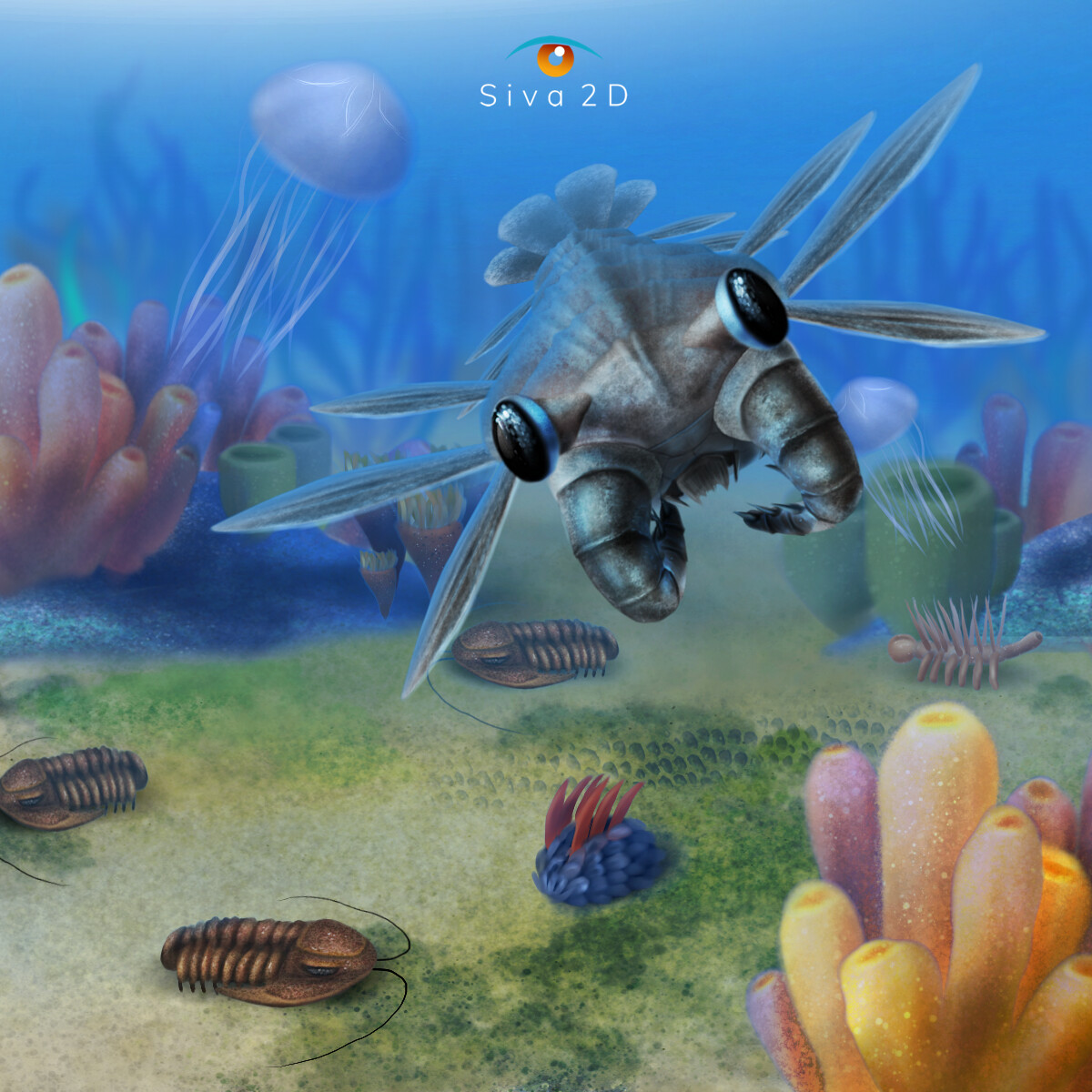 ArtStation - Cambrian scene