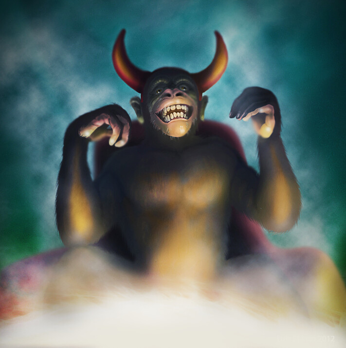 ArtStation - Devil monkey