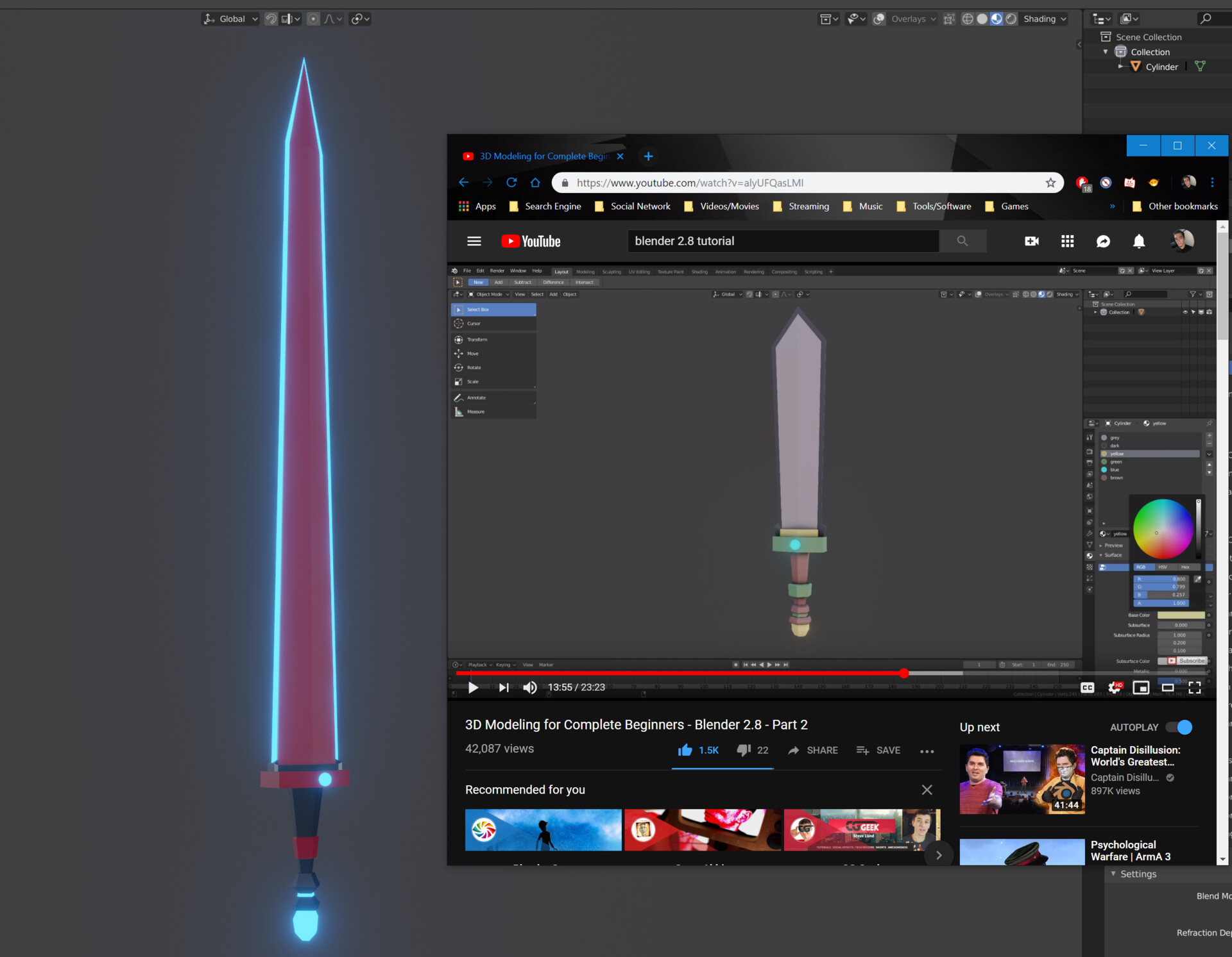 ArtStation - Low Poly Sword