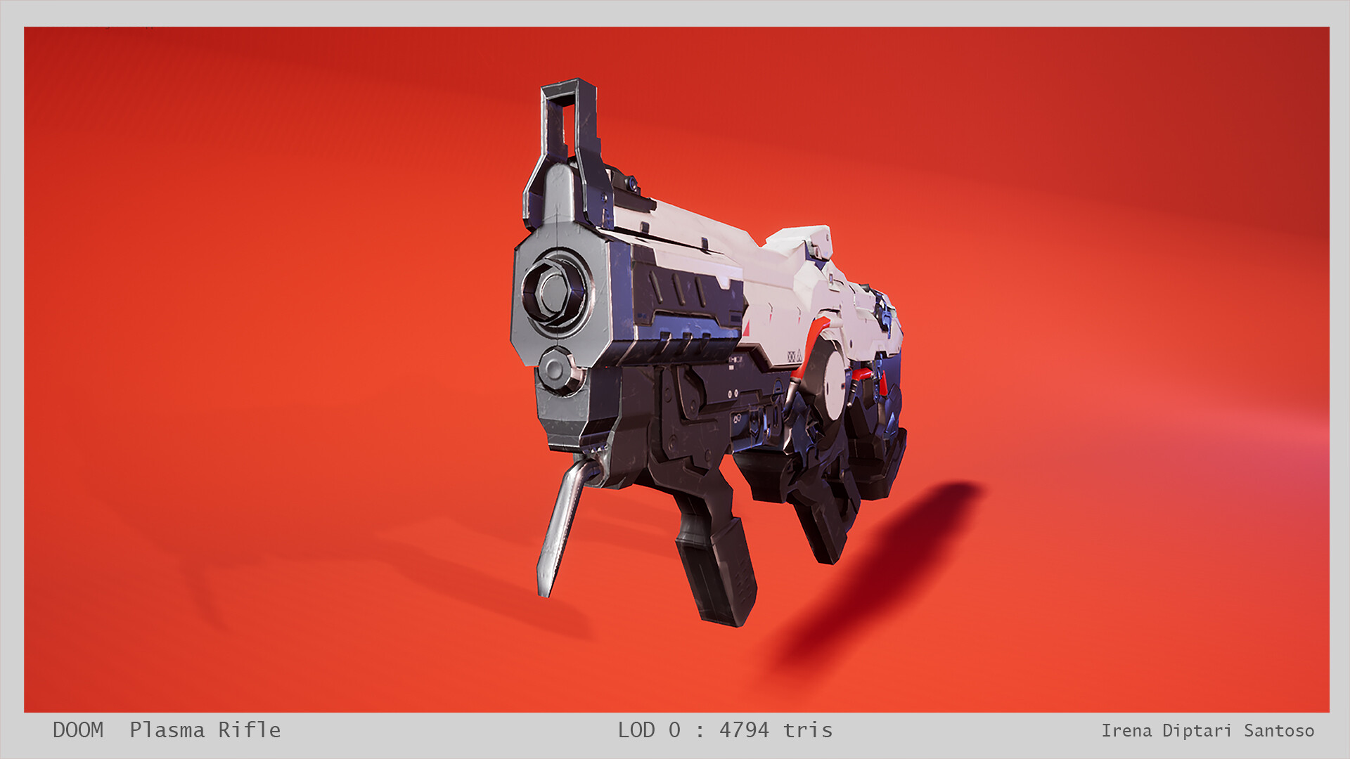 Irena Santoso - DOOM Plasma Rifle Study