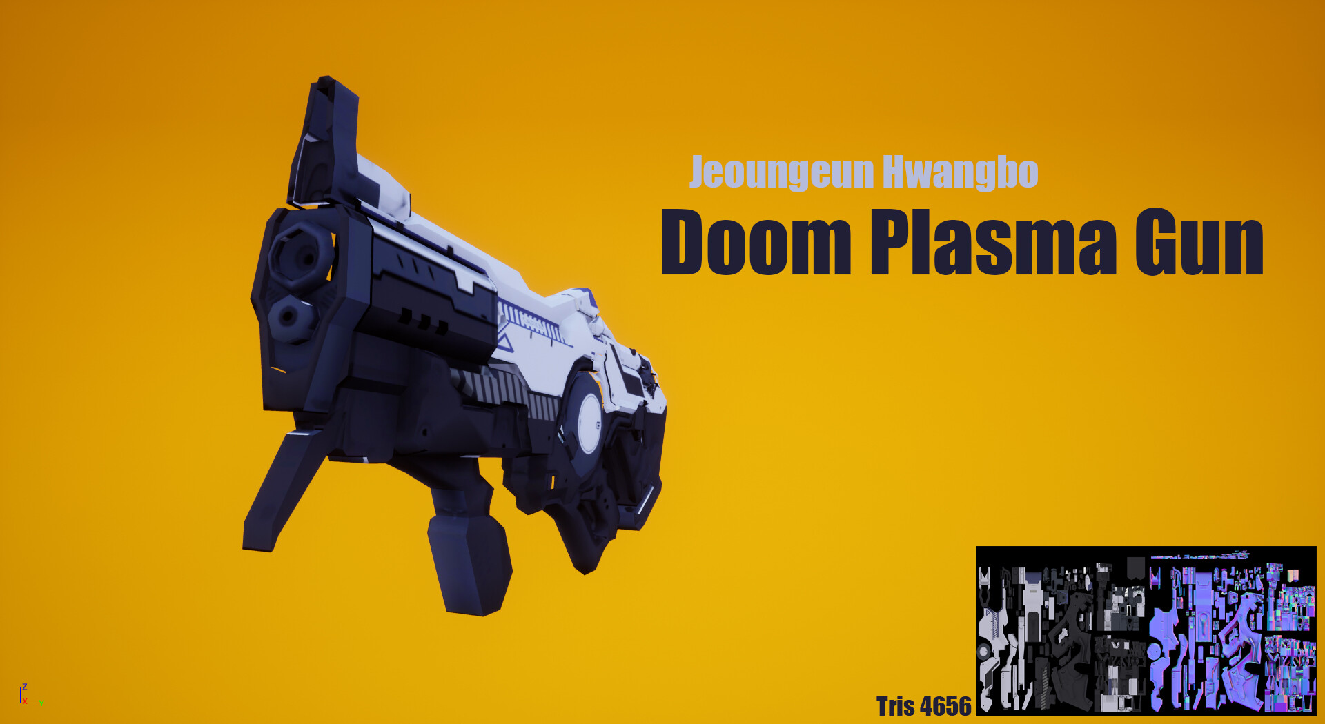 ArtStation - Doom Plasma Gun