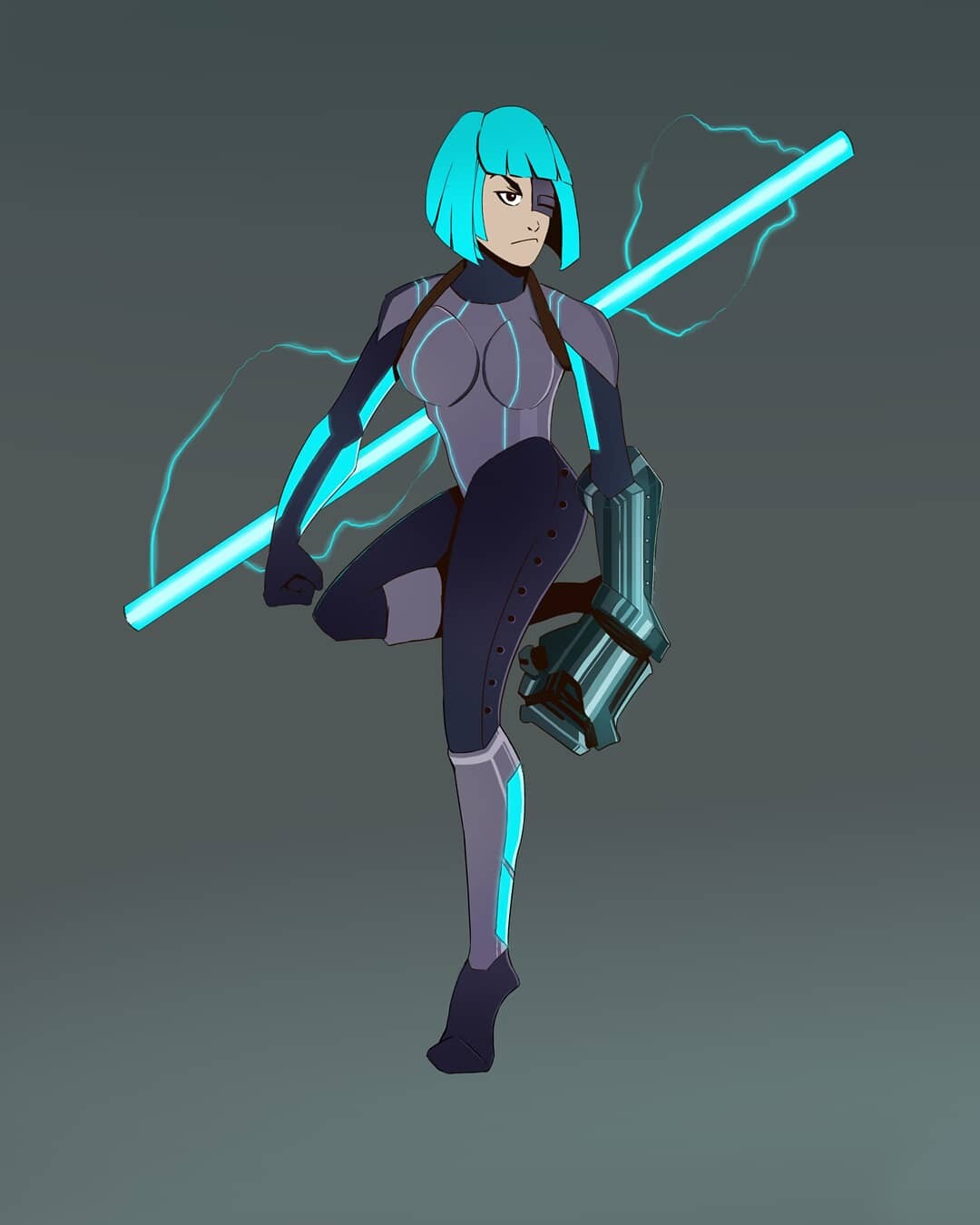 ArtStation - EVE : Cyborg Girl