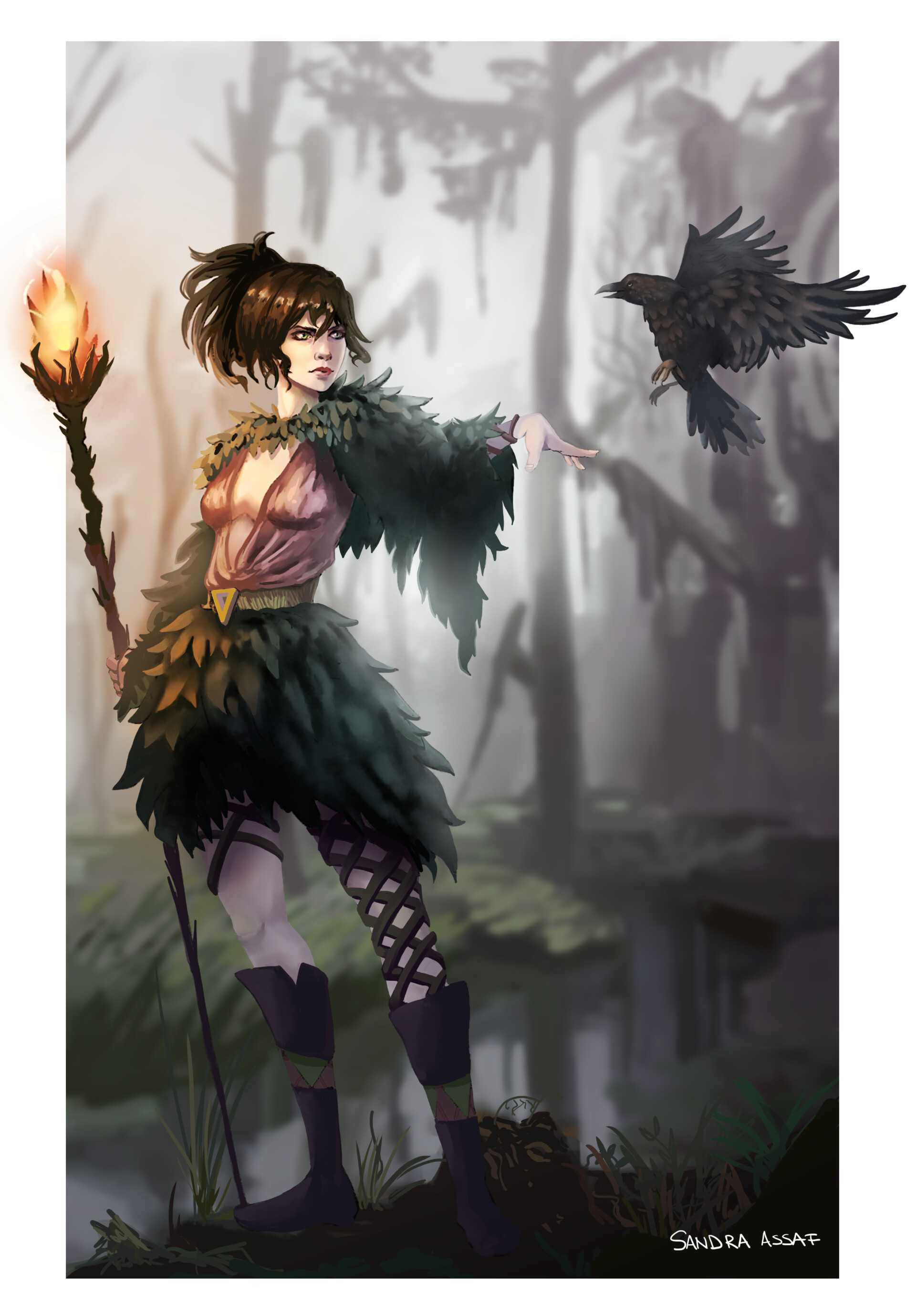 ArtStation - Crow Queen