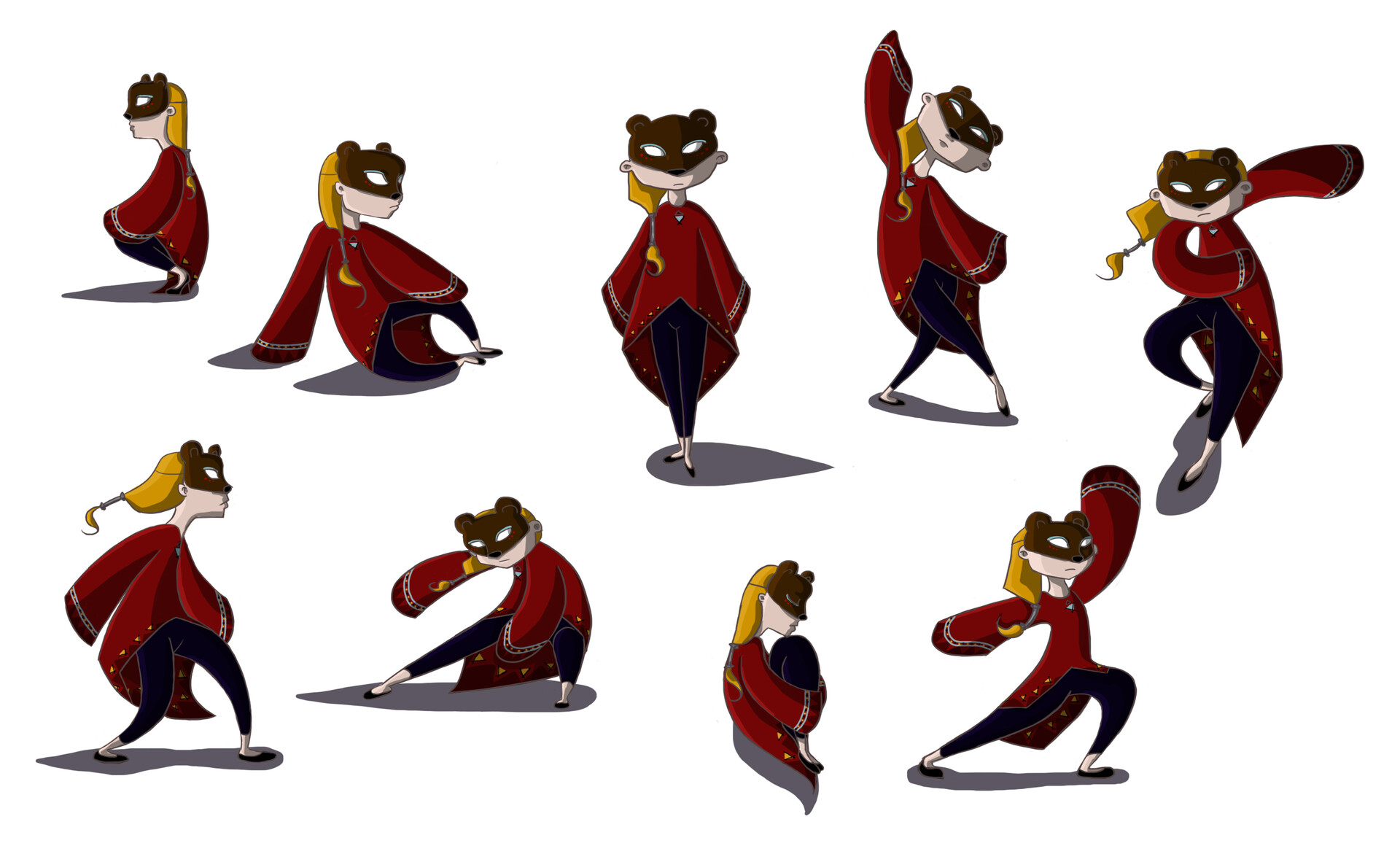 ArtStation - Goldilocks and the 3 Bears: Character Design