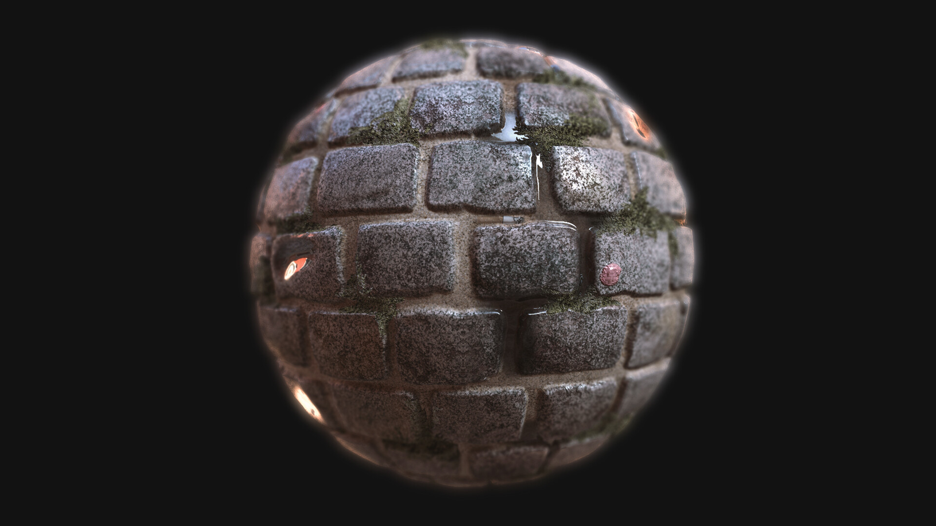 ArtStation - SHADER BALL - COBBLESTONE