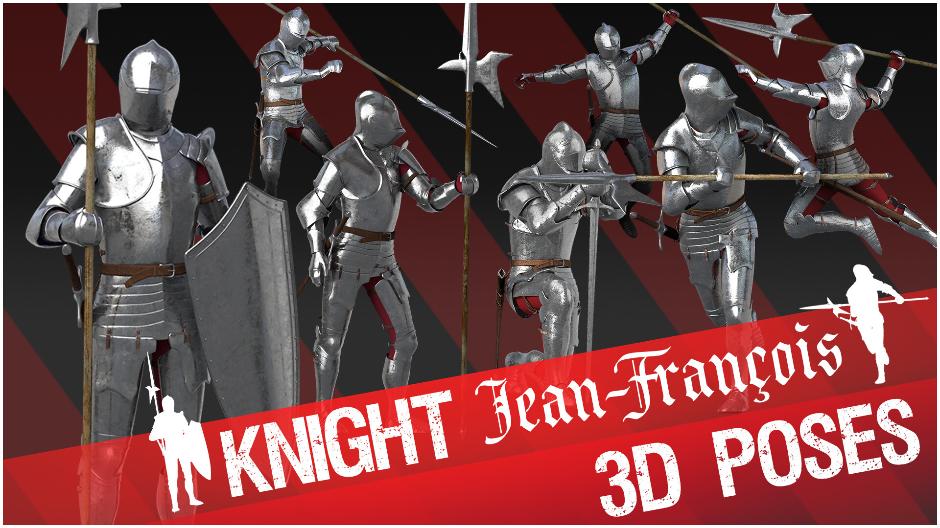ArtStation - Knight Jean-François - 3D Poses