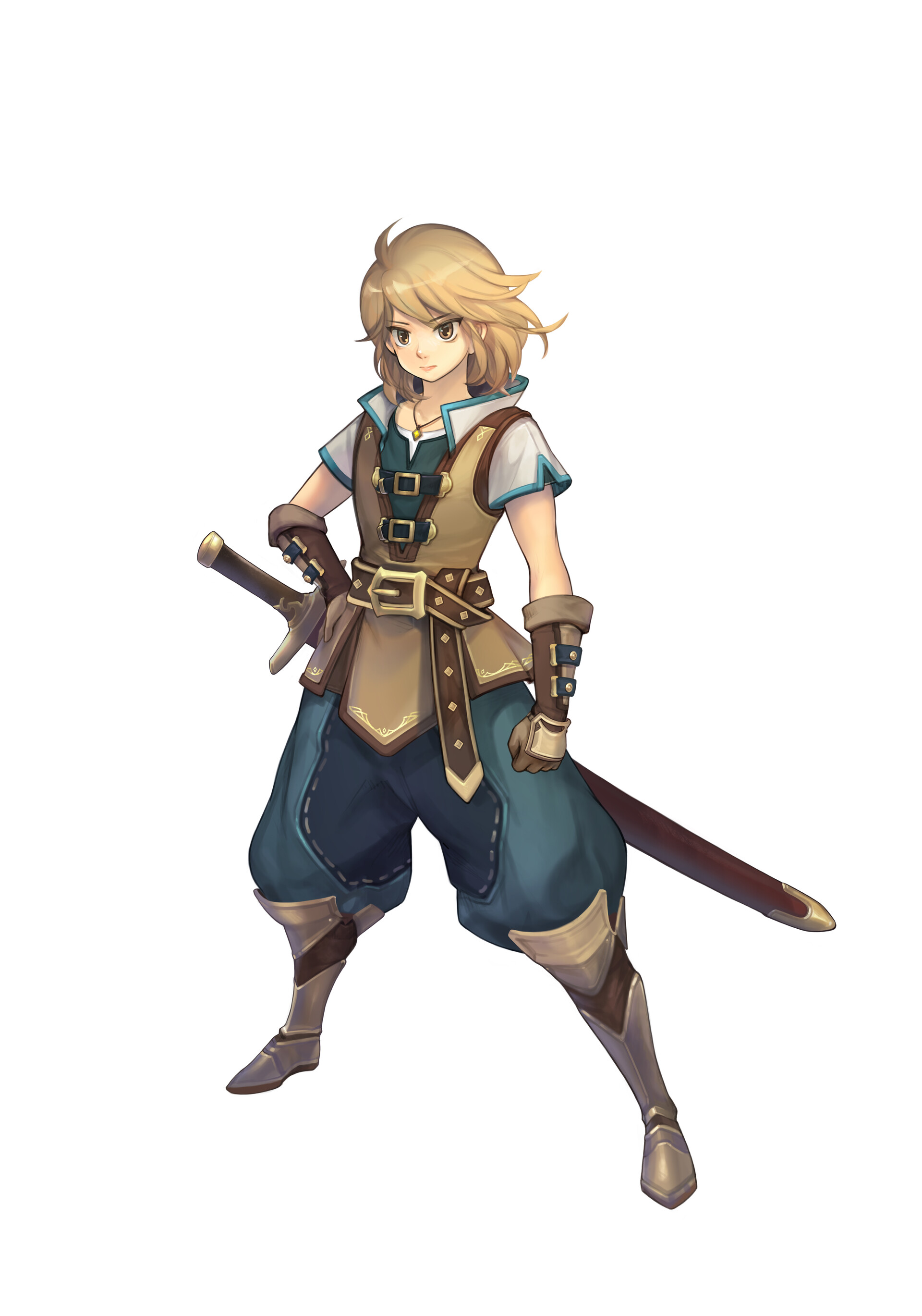 ArtStation - a young swordsman