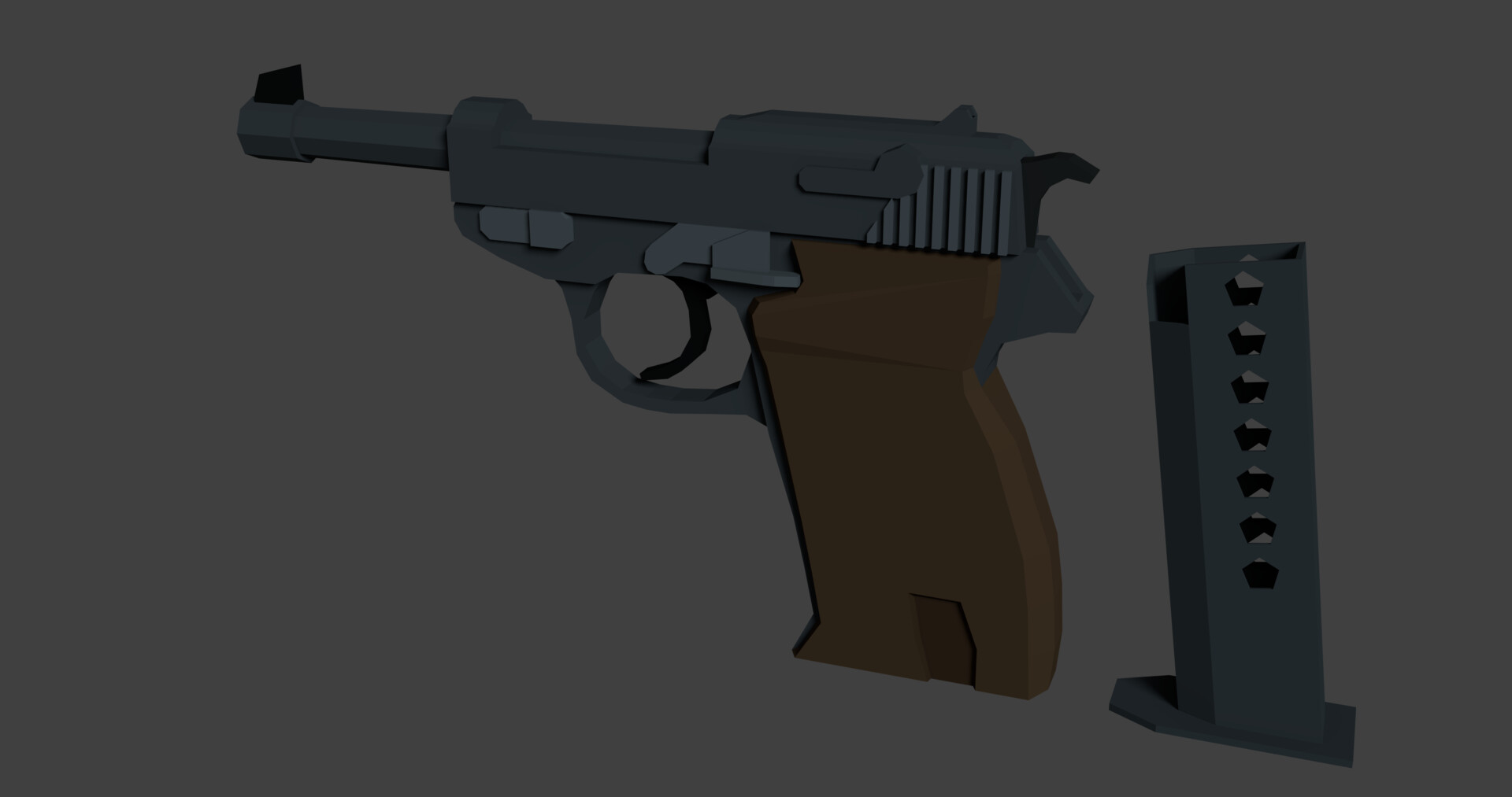 ArtStation - Walter P.38 / World War 2 - Project Ordeal /LowPoly game