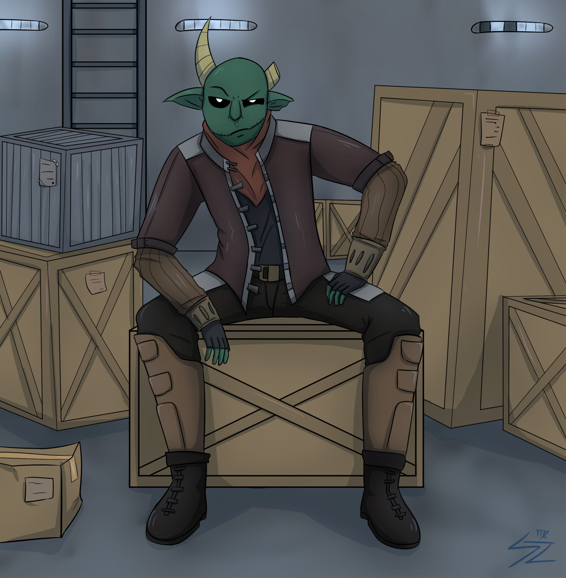 ArtStation - Shock Character Design