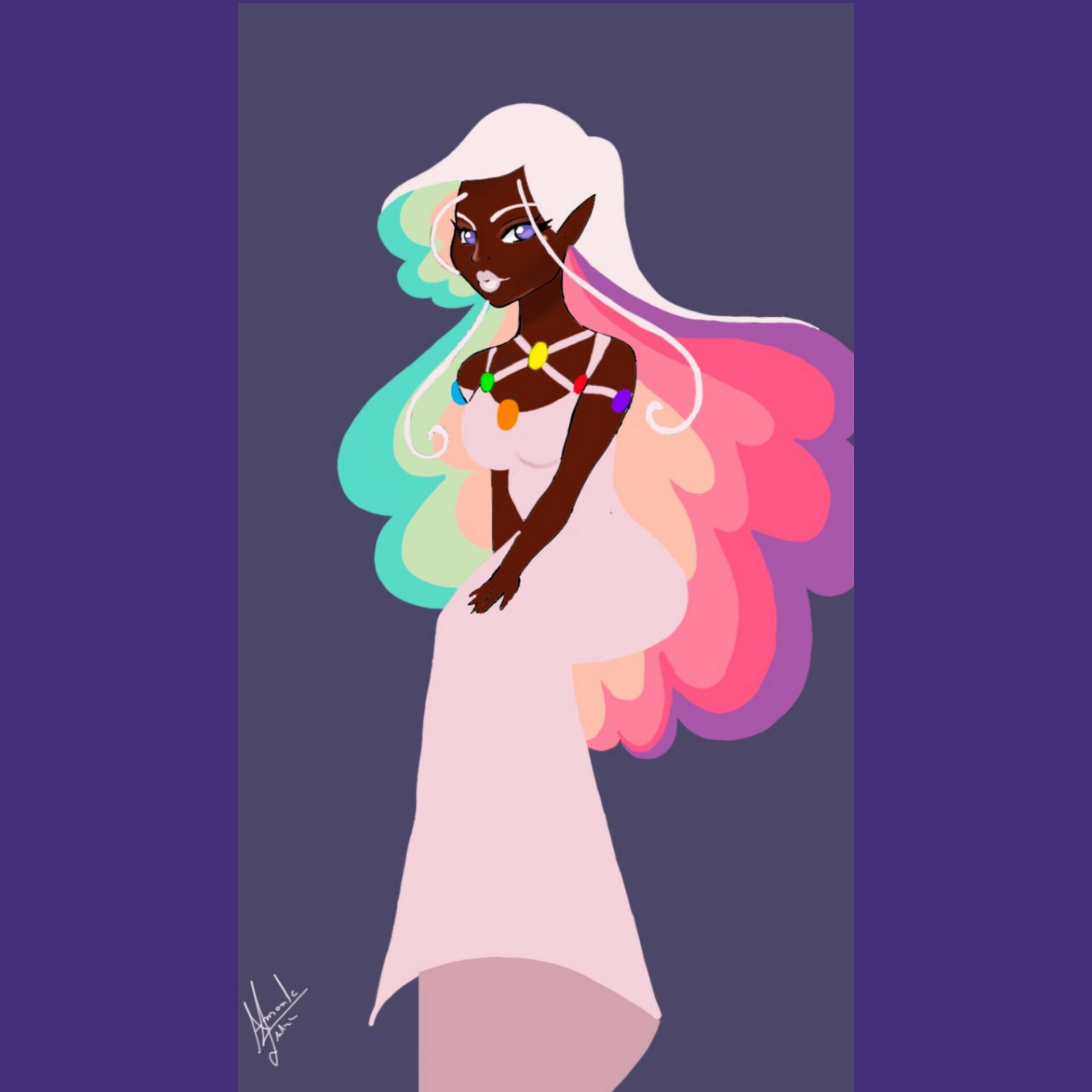 ArtStation - Rainbow Girl