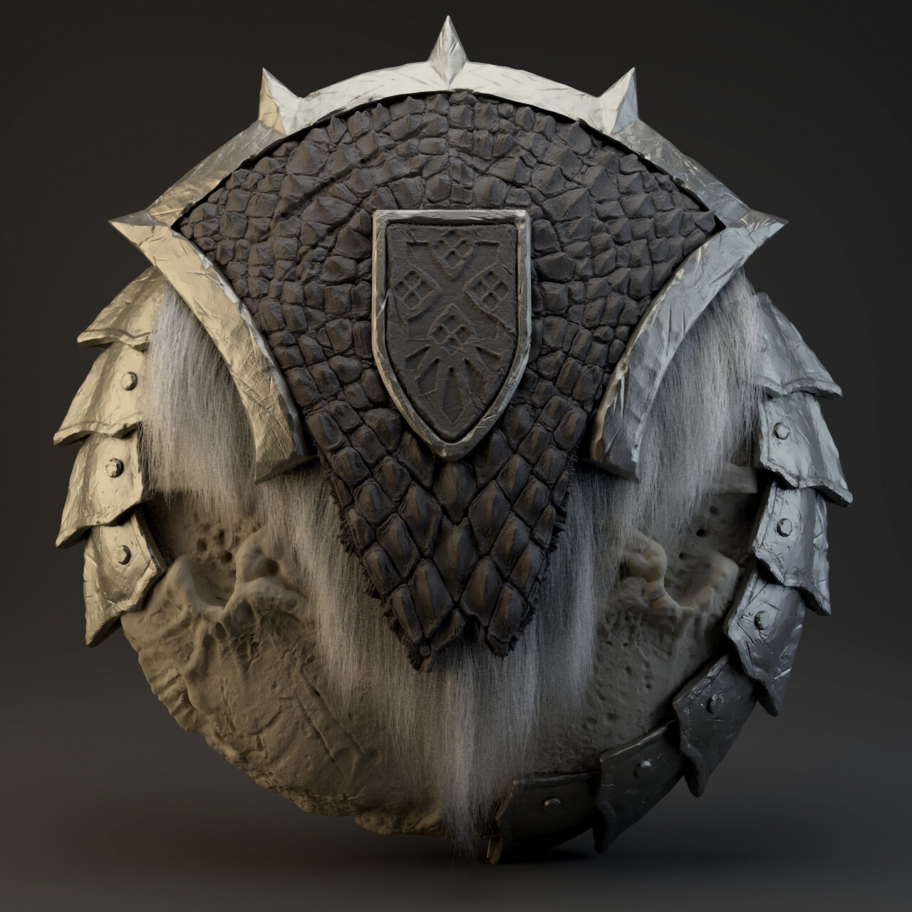 Maksym Manuilov - Shield from Monster Hunter game series (Fanart)