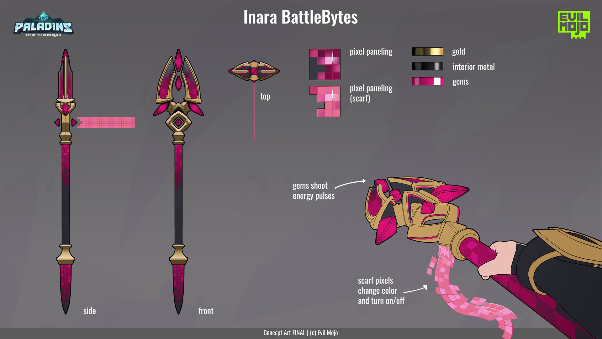 Brian Wells - Paladins - Weapons and Various Hard Surface Concepts