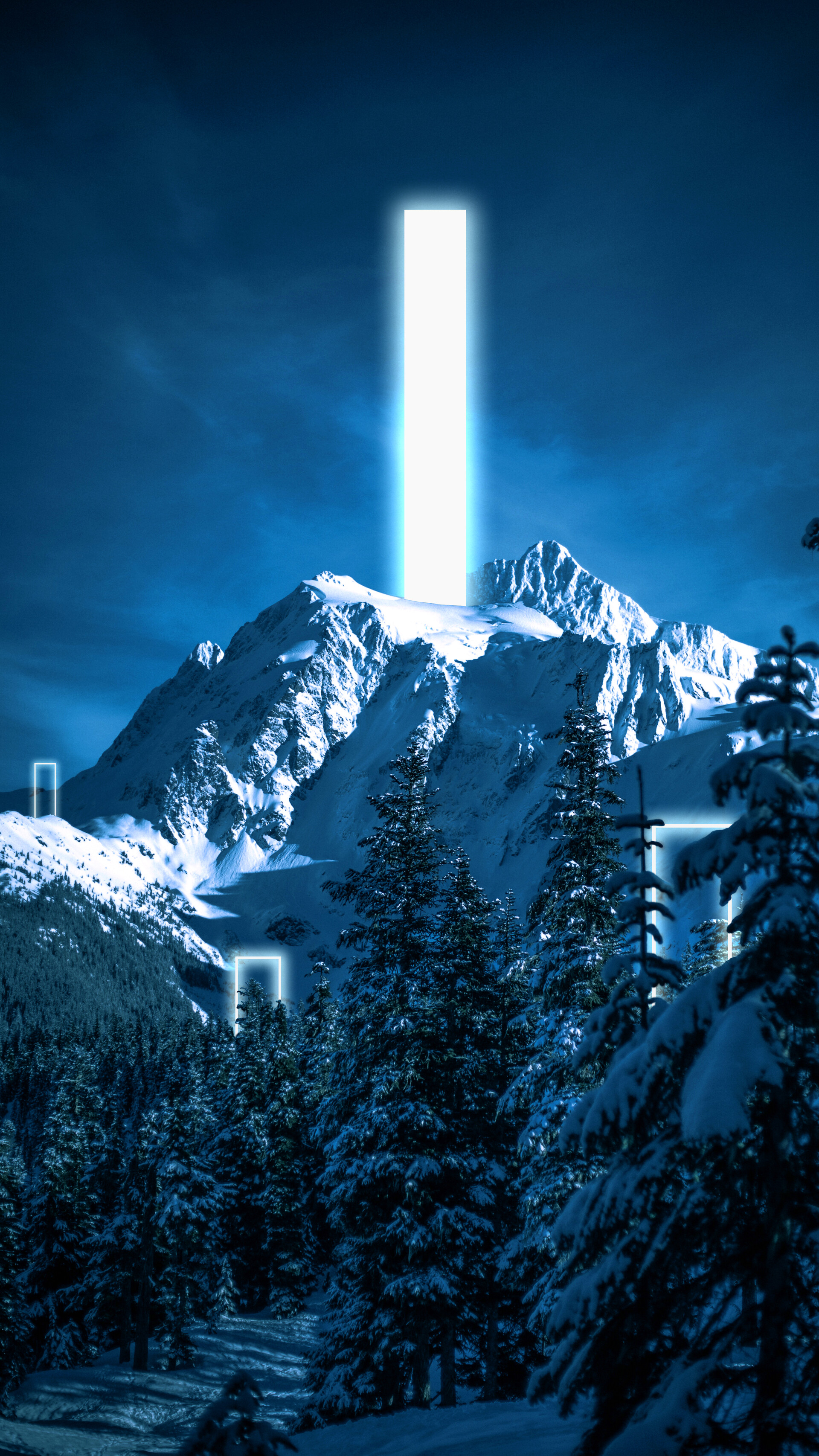 ArtStation - Lights in the Mountains