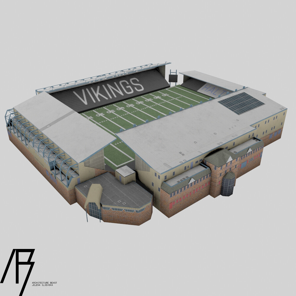 ArtStation - Halton Stadium