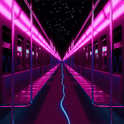 ArtStation - Synthwave Subway Diving
