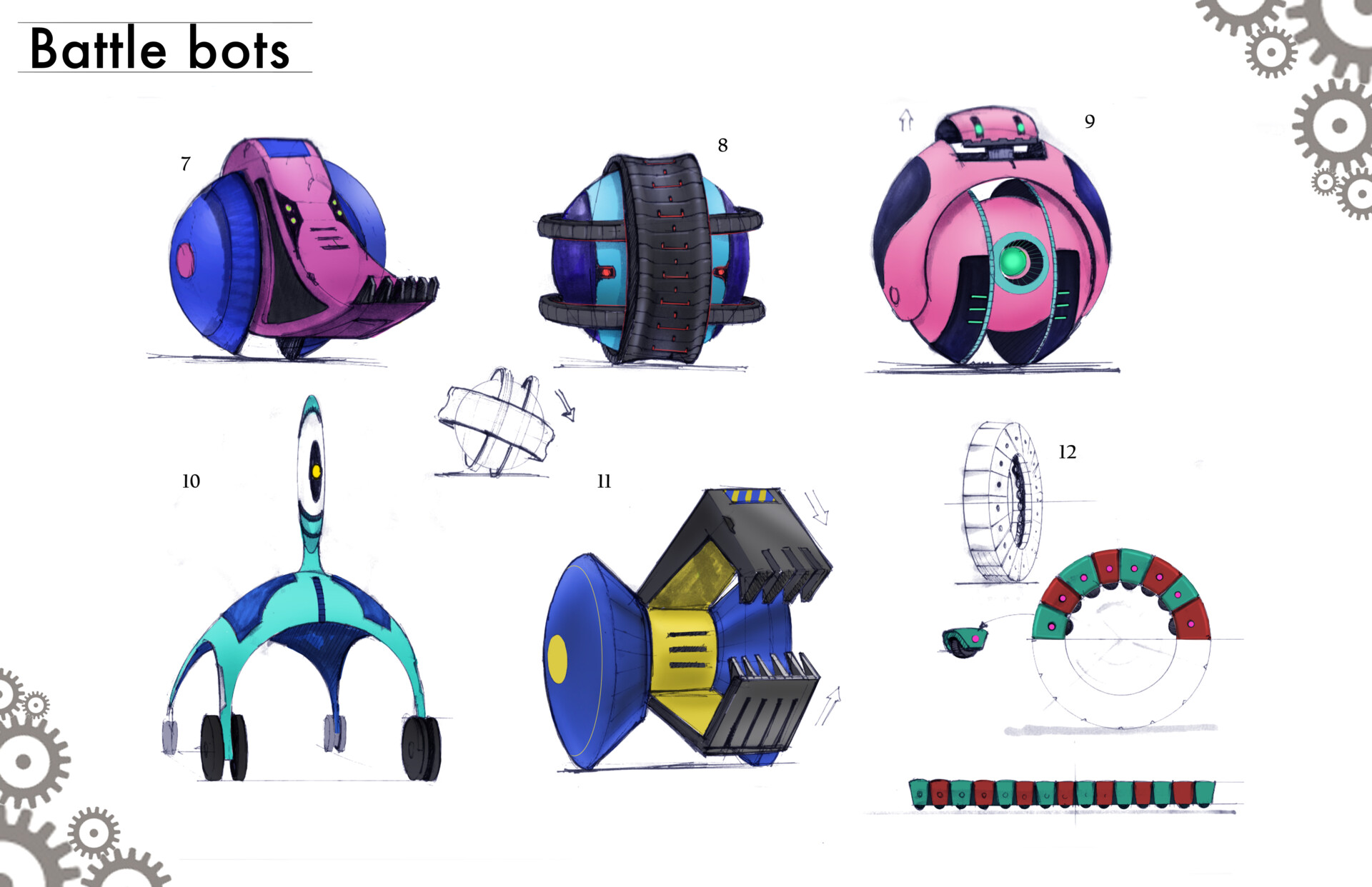 ArtStation - Battle bots