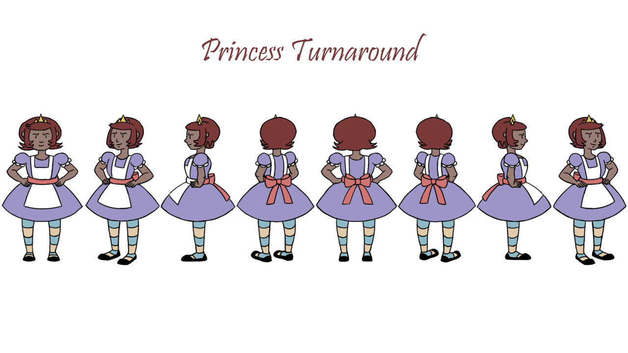 ArtStation - Princess Turnaround