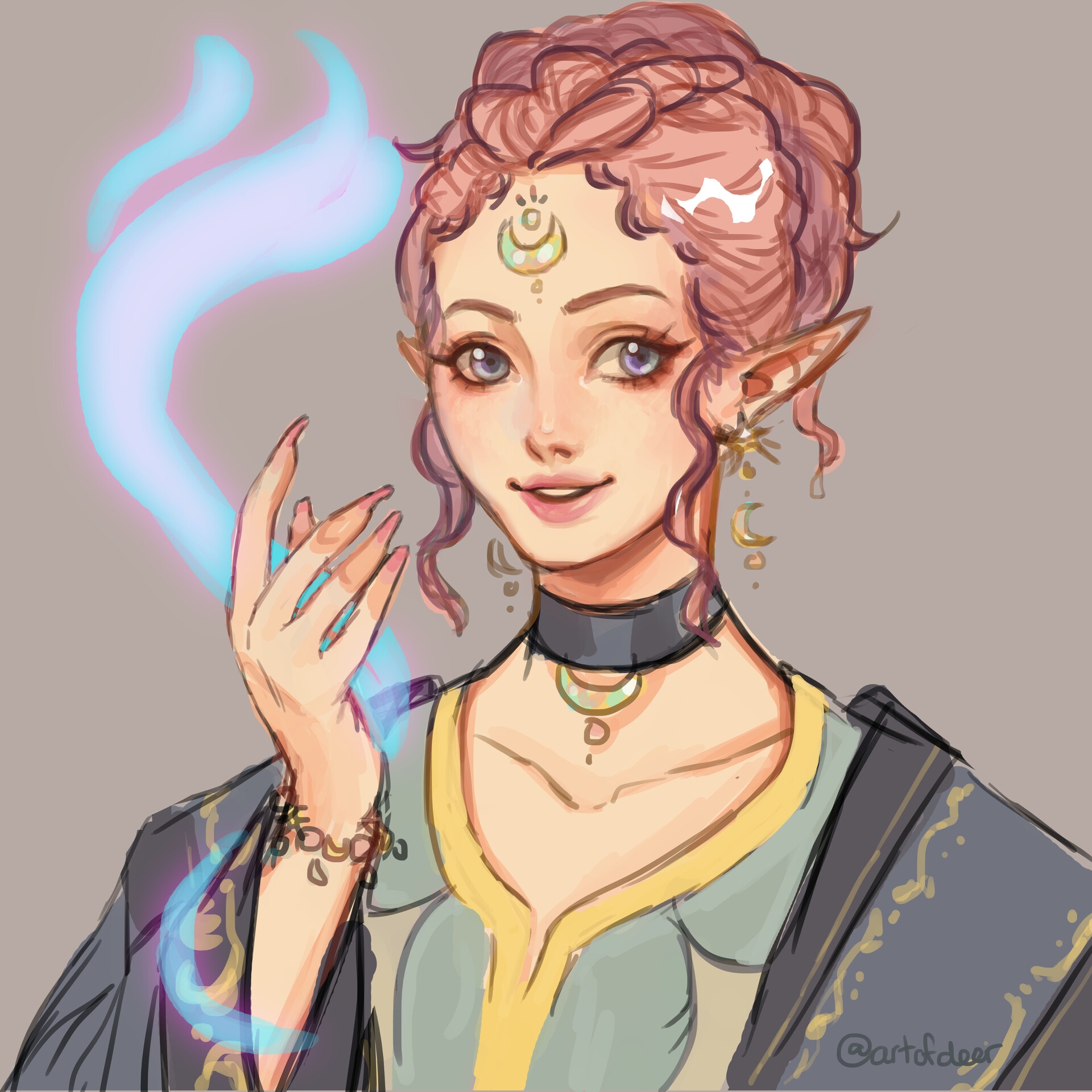 ArtStation - Pink Elf