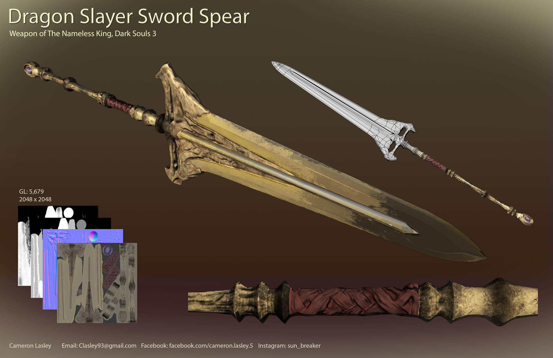 Cameron Lasley - Dragon Slayer Sword Spear