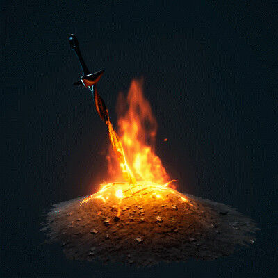 ArtStation - Dark Souls Bonfire in UE4