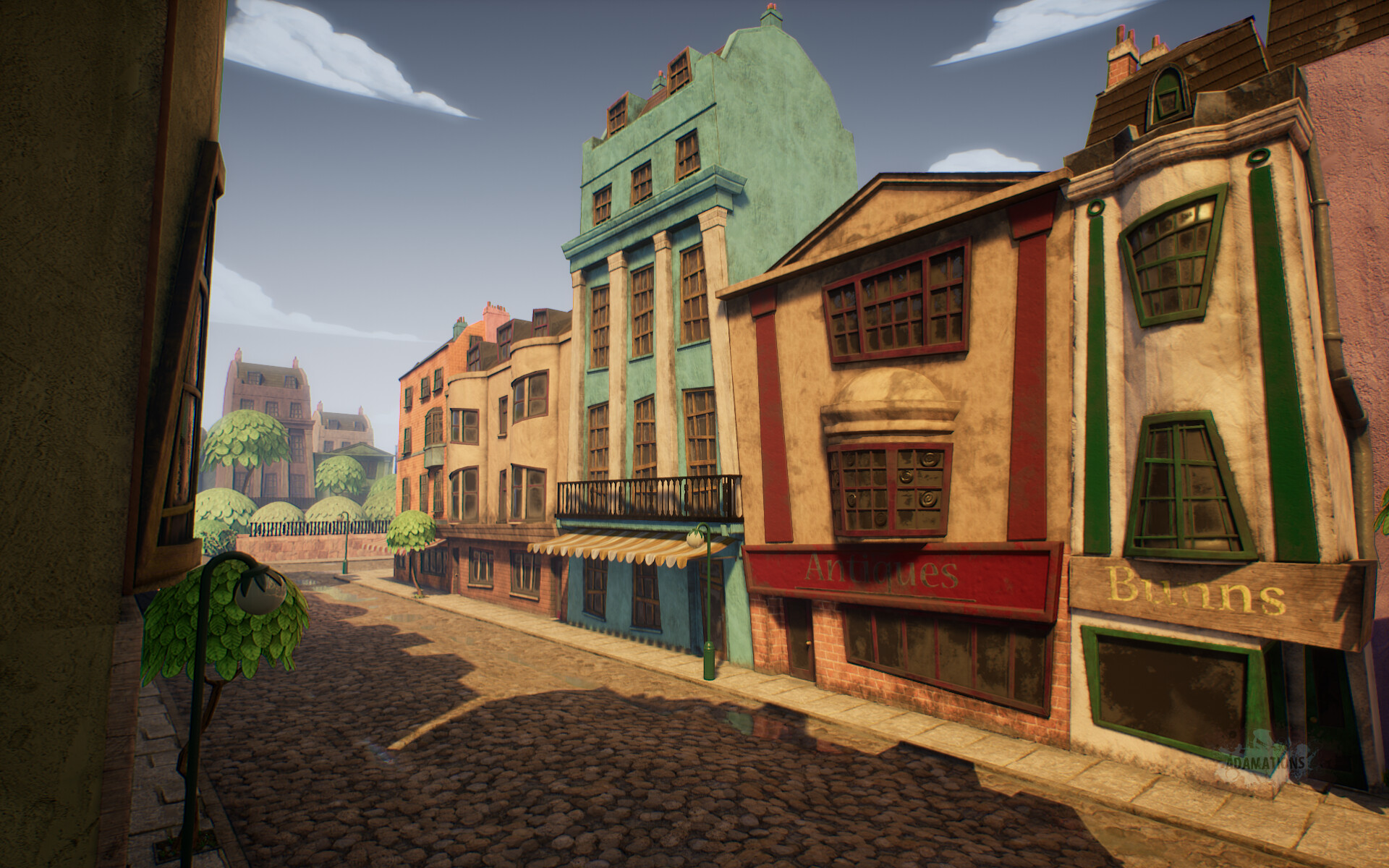 ArtStation - Stylised Street