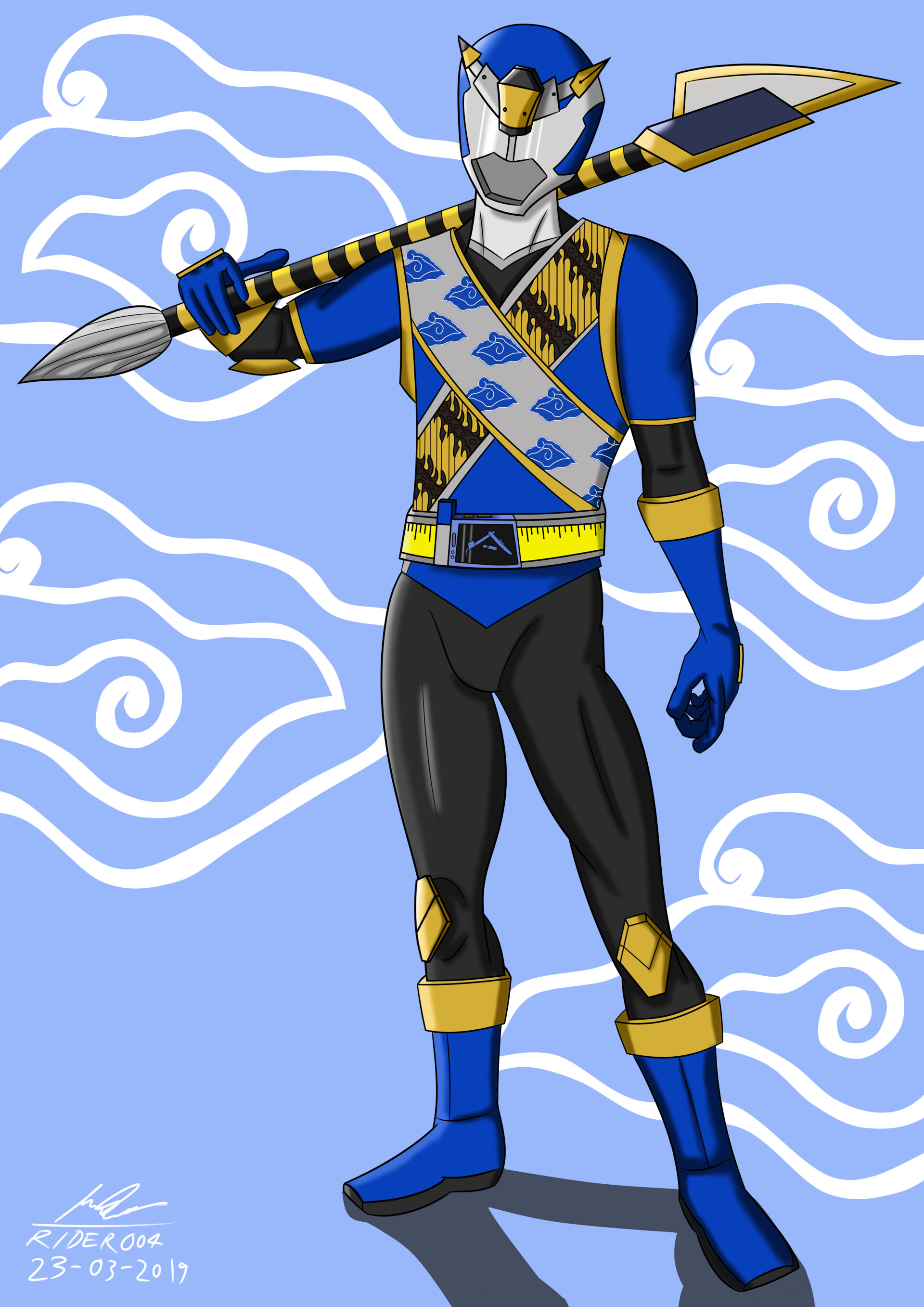 ArtStation - Kamen Rider Mega Knight Painter