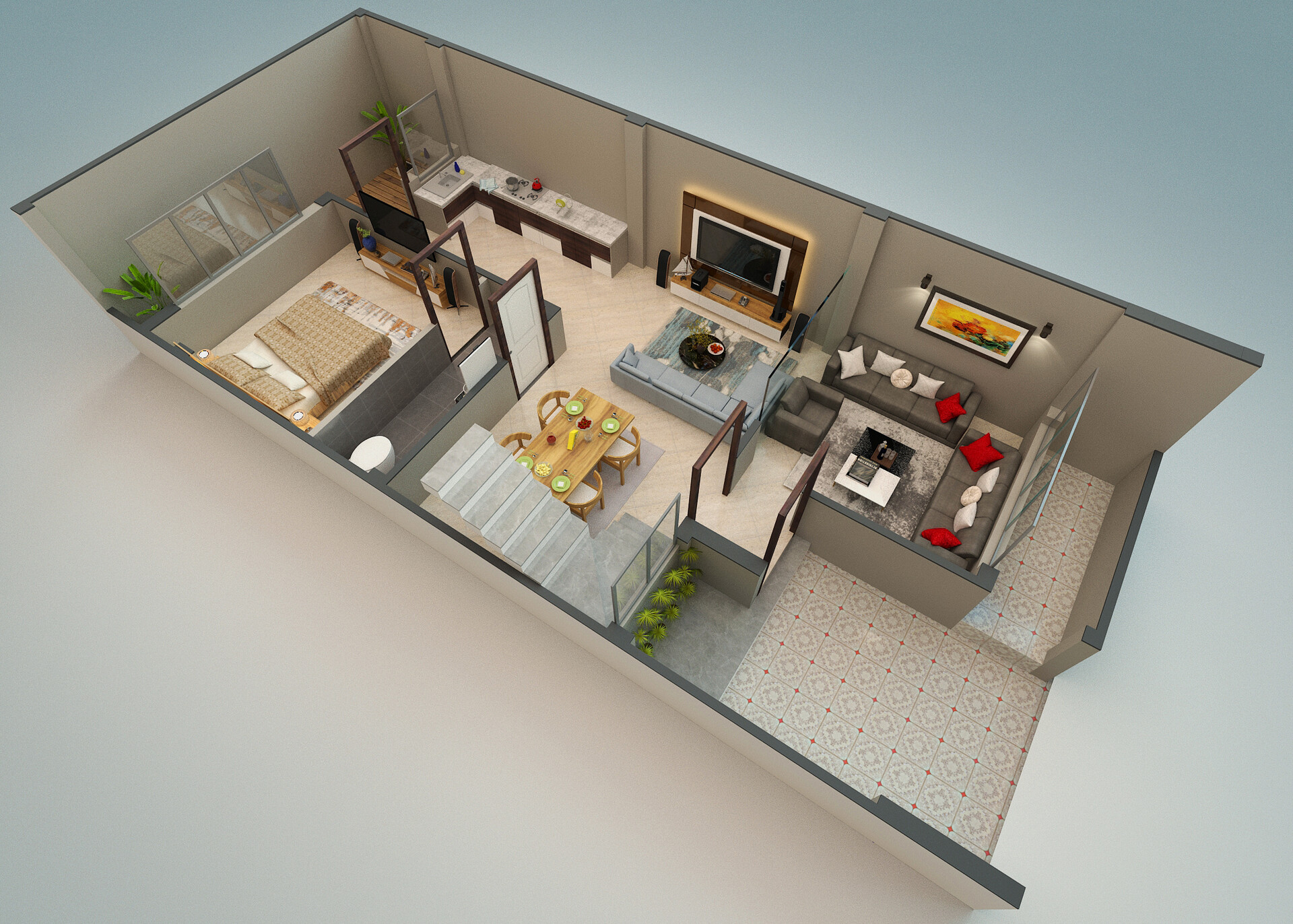 Row House Floor Plans