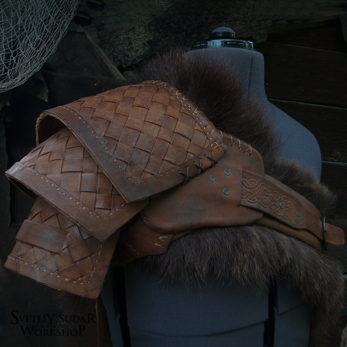 ArtStation - Kratos Leather Shoulder (replica)