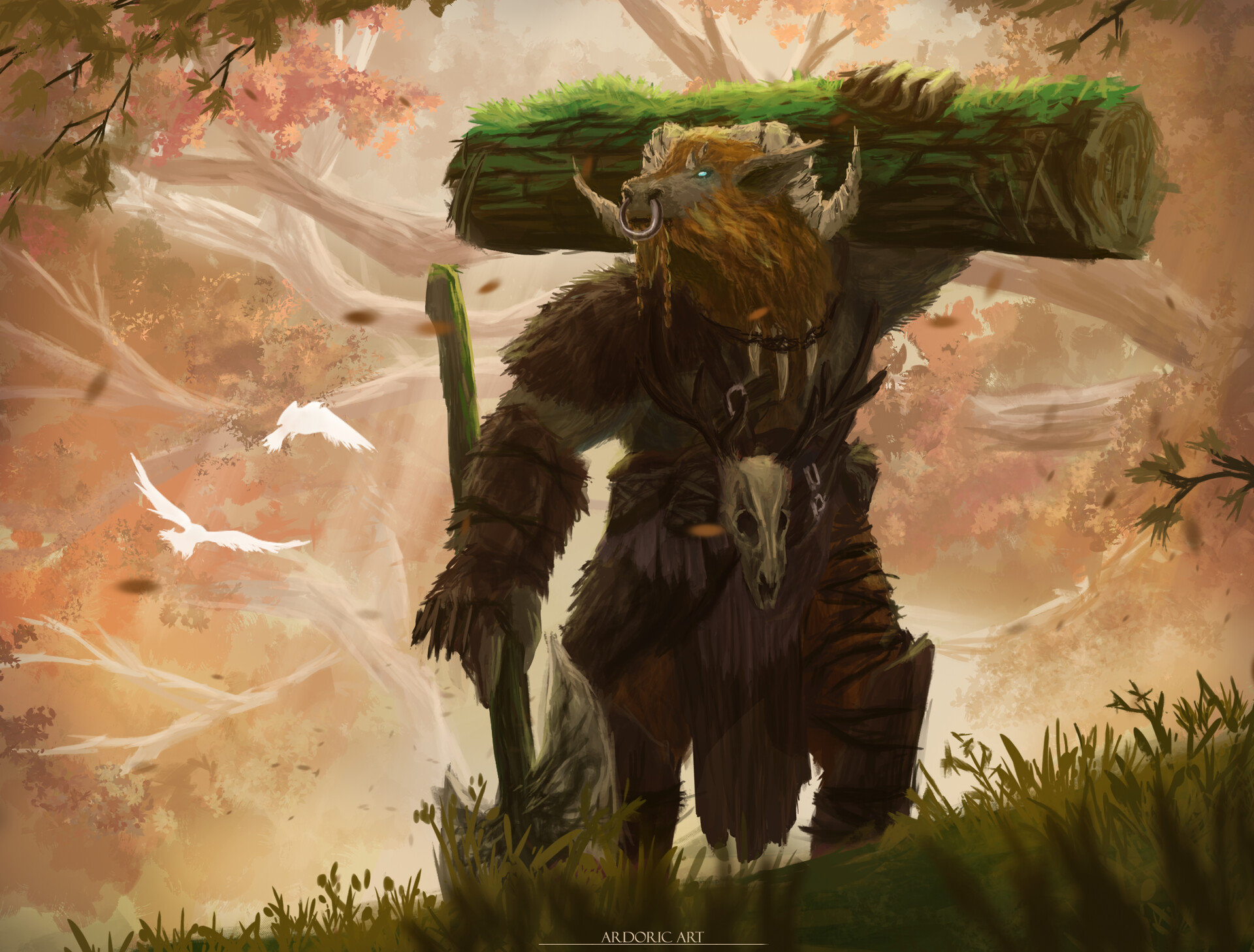 Forest's Minotaur by Ricardo Herrera : r/ImaginaryAnthro