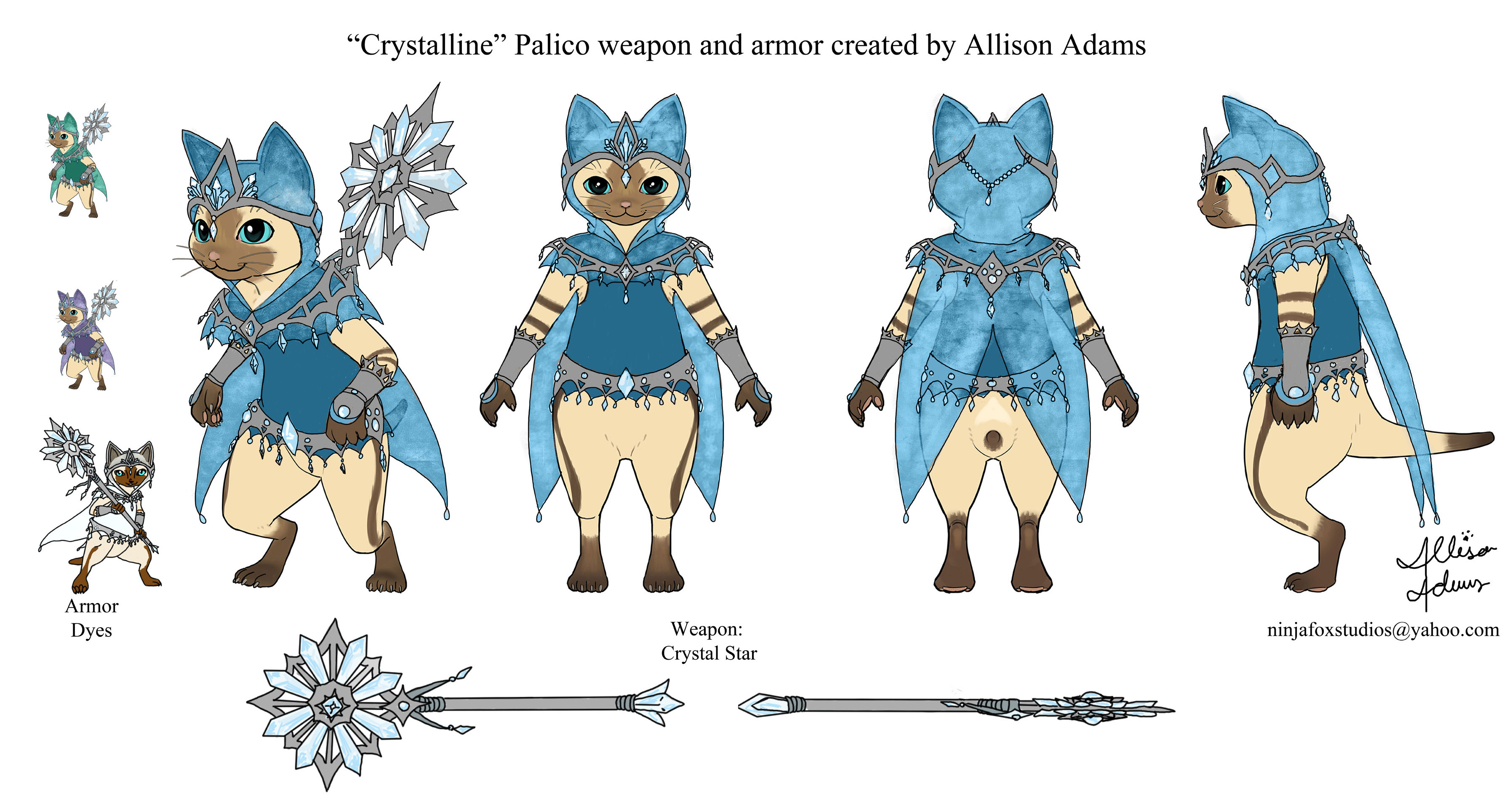 Allison Adams - Monster Hunter Palico Entry