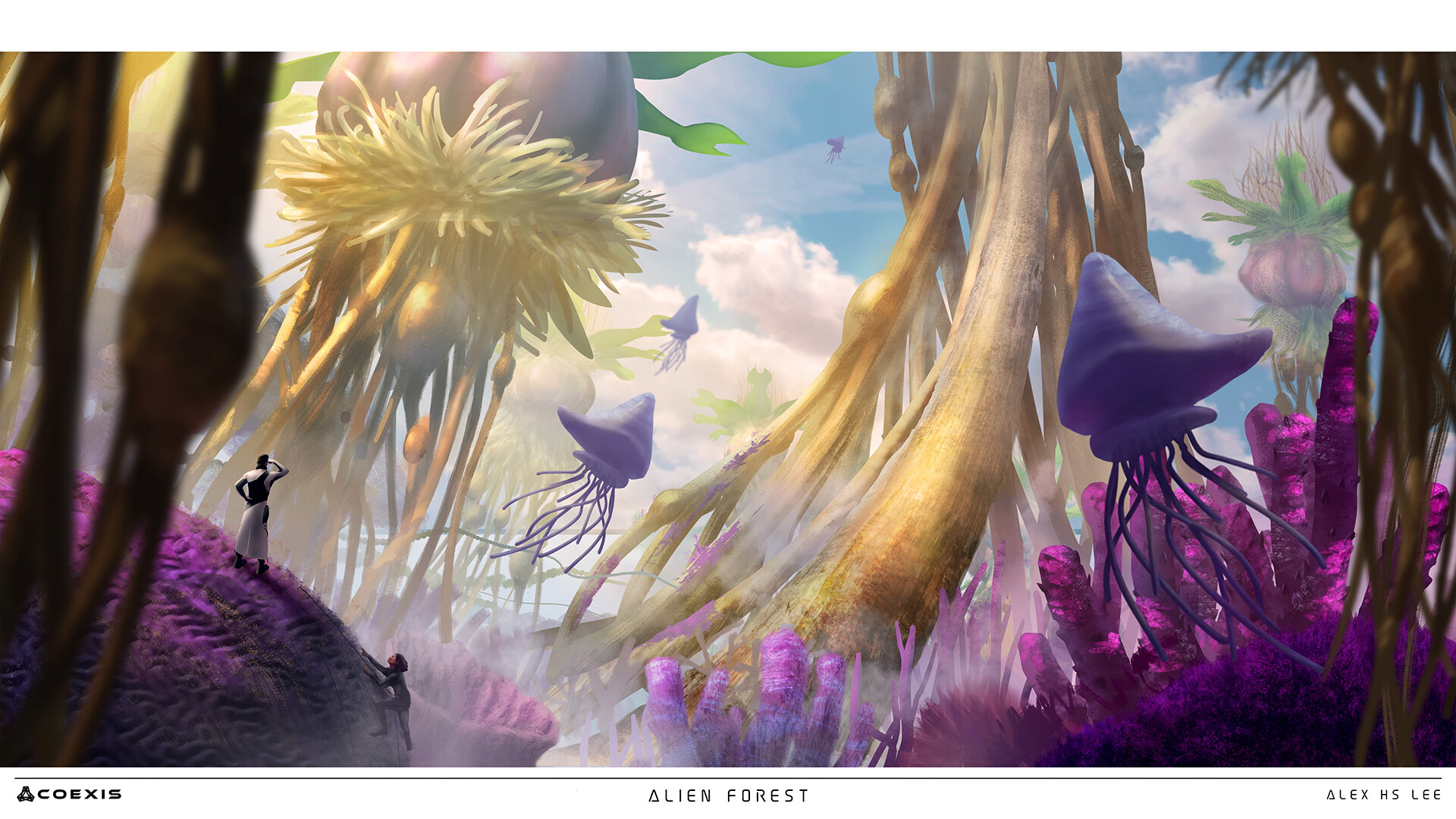 ArtStation - Alien Forest