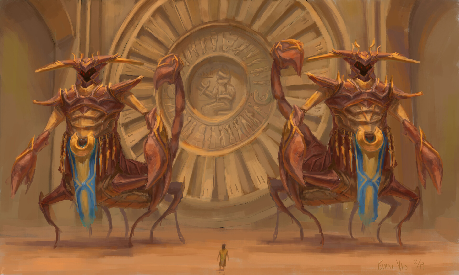 ArtStation - Gilgamesh at the Twin Peaks