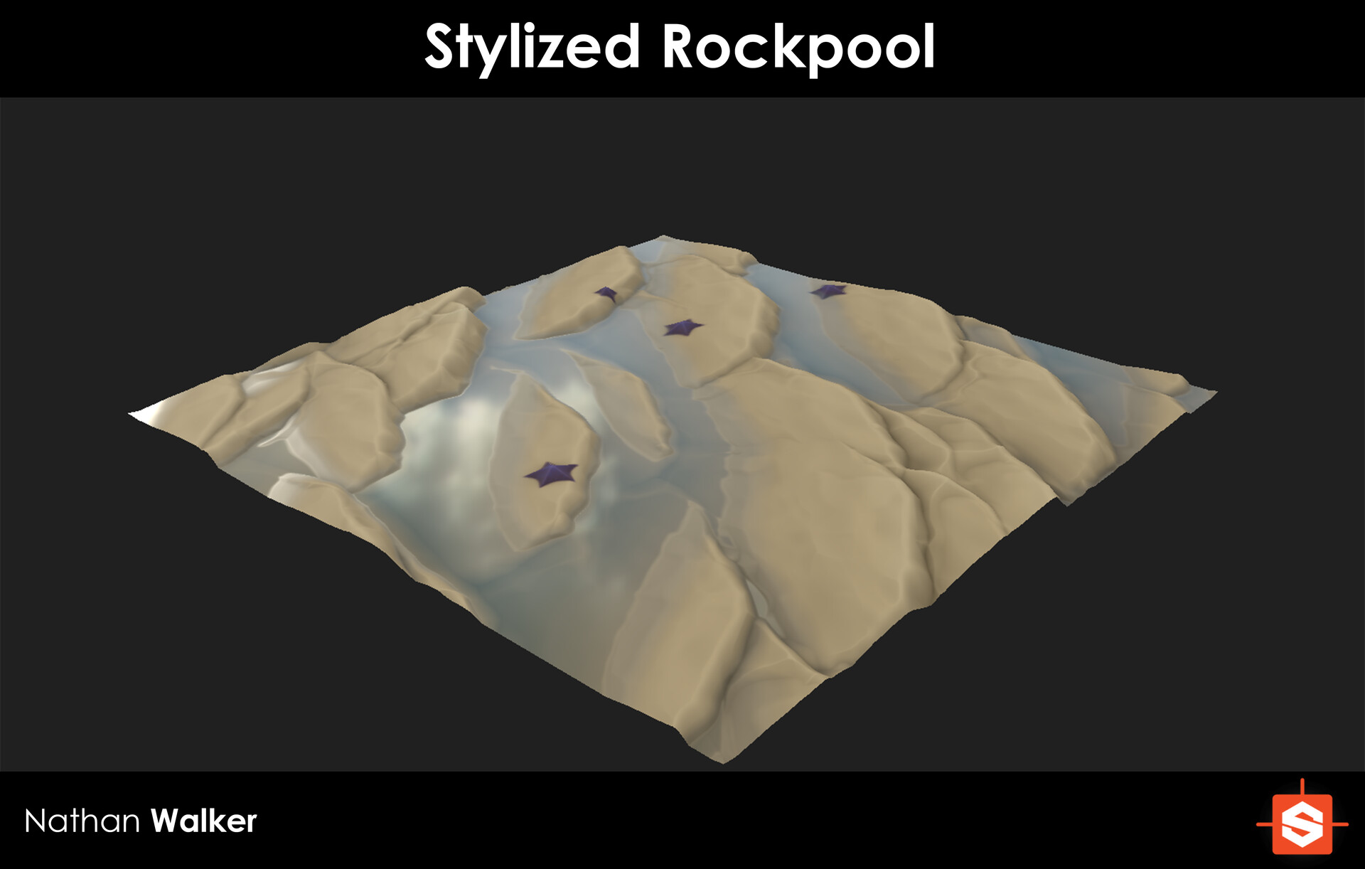 ArtStation - Stylized Rockpool