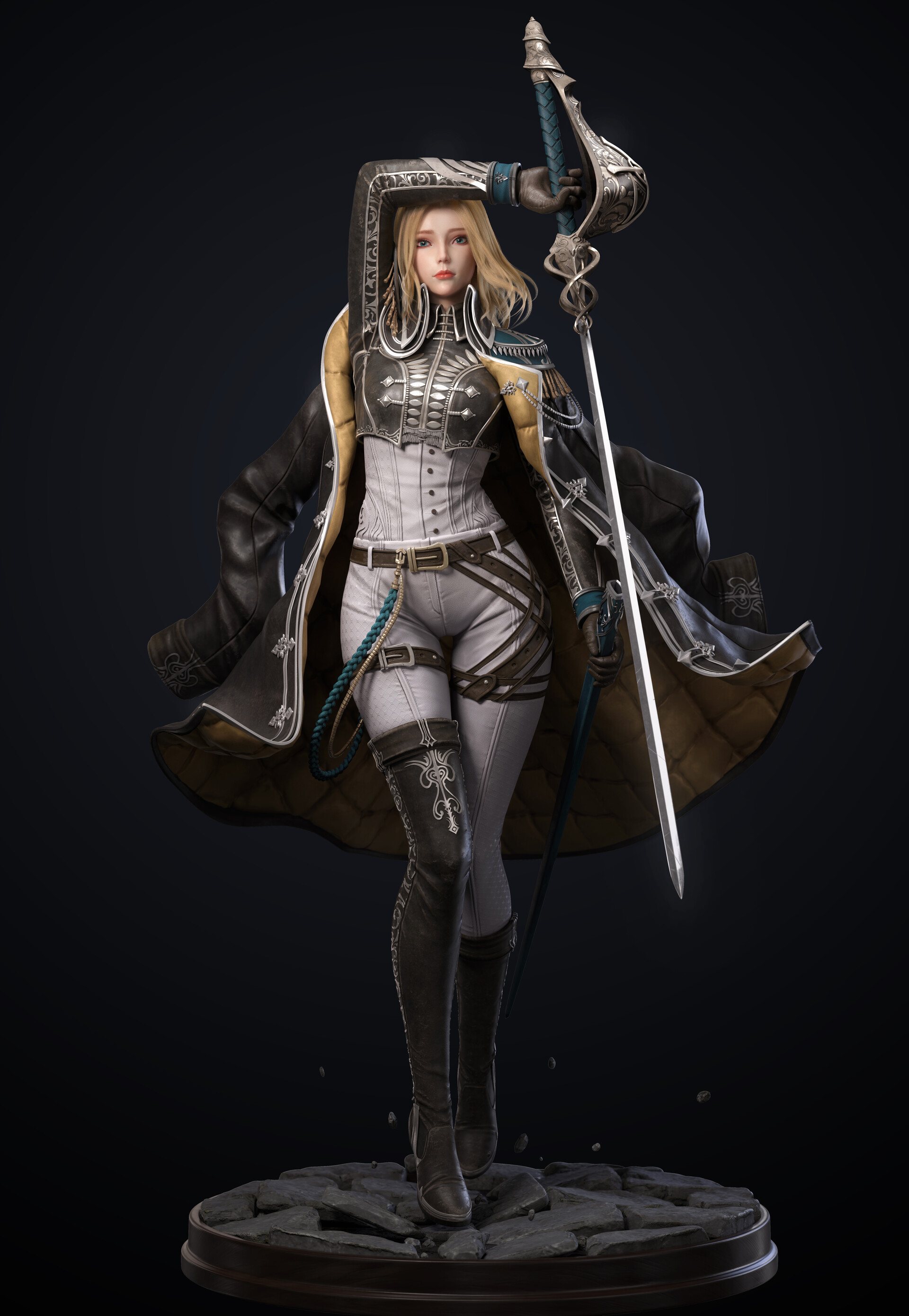ArtStation - Rapier Knight, Benita Zhang