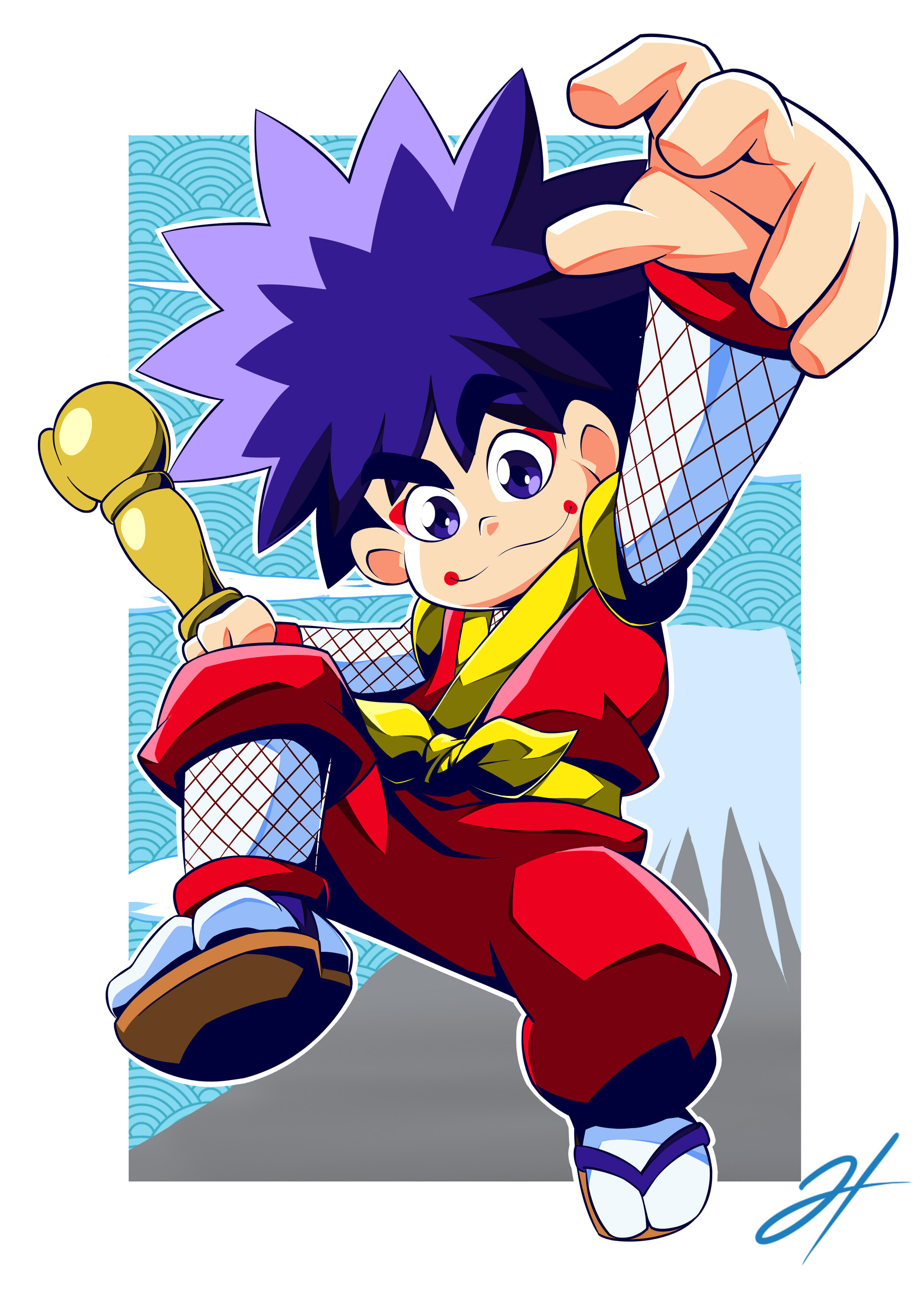 ArtStation - The Legend of the Mystical Ninja