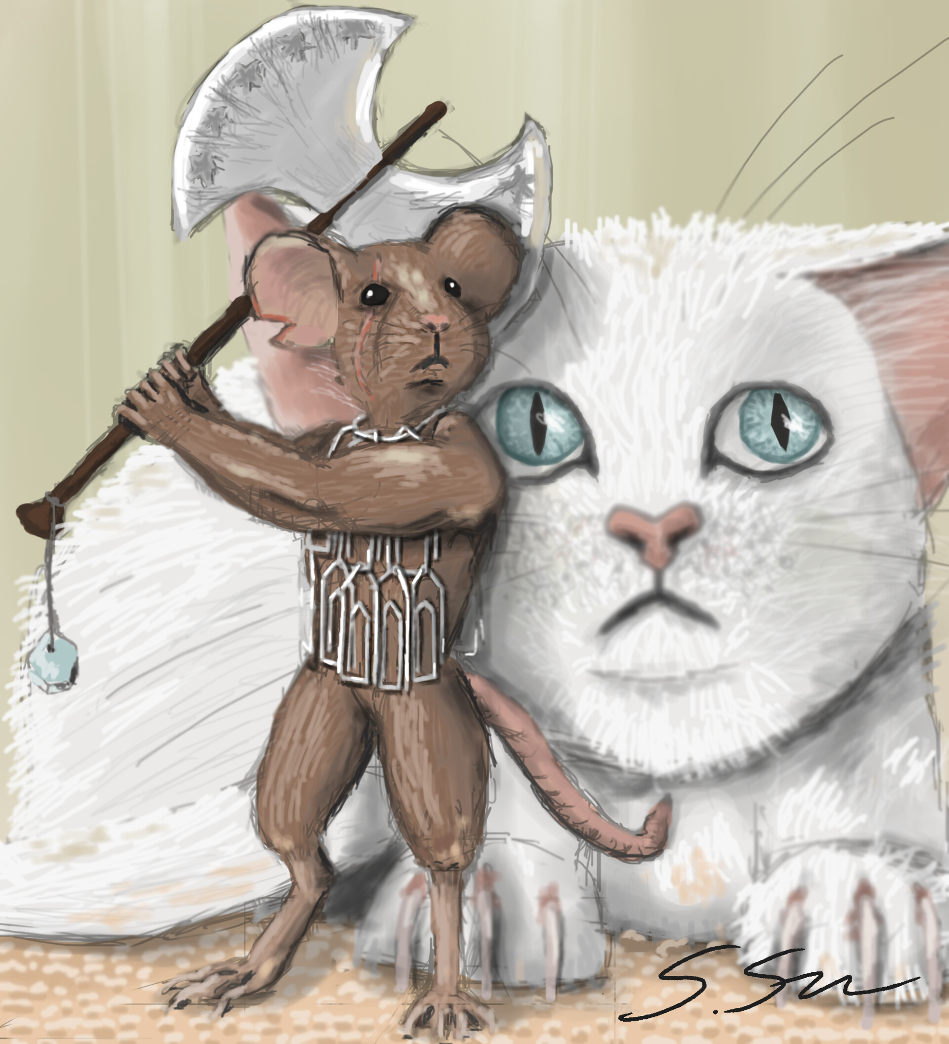 ArtStation - Mouse Warrior