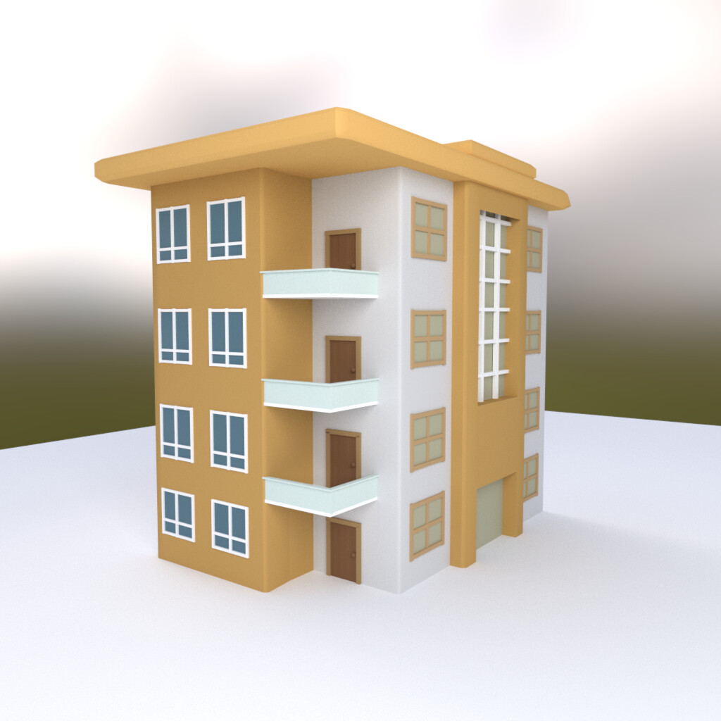 ArtStation - Low poly building