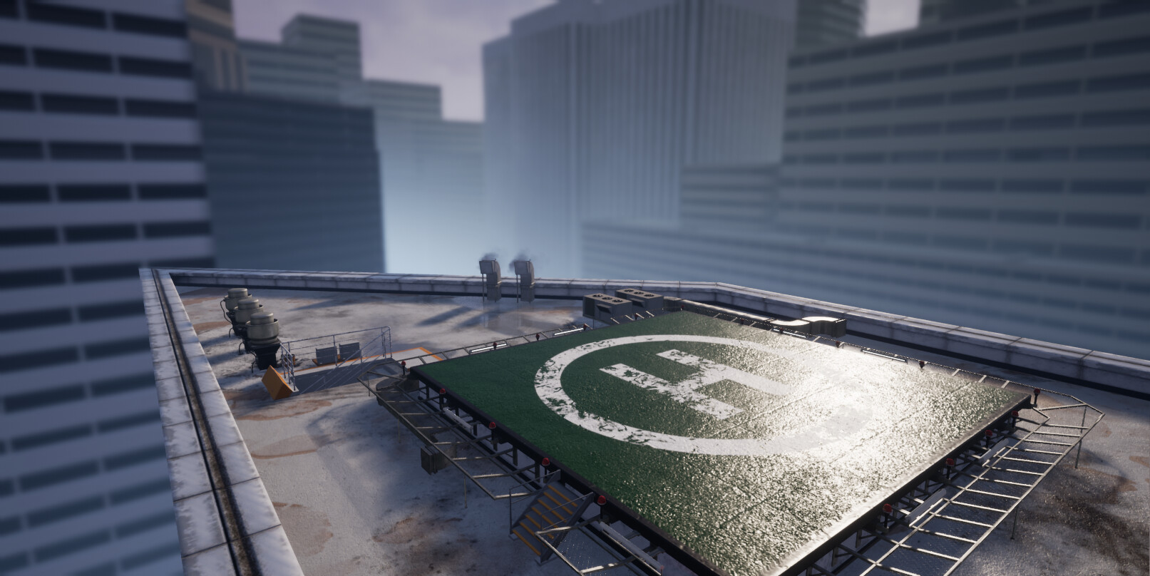 Aran Ahmed - Rooftop Helipad [UE4]