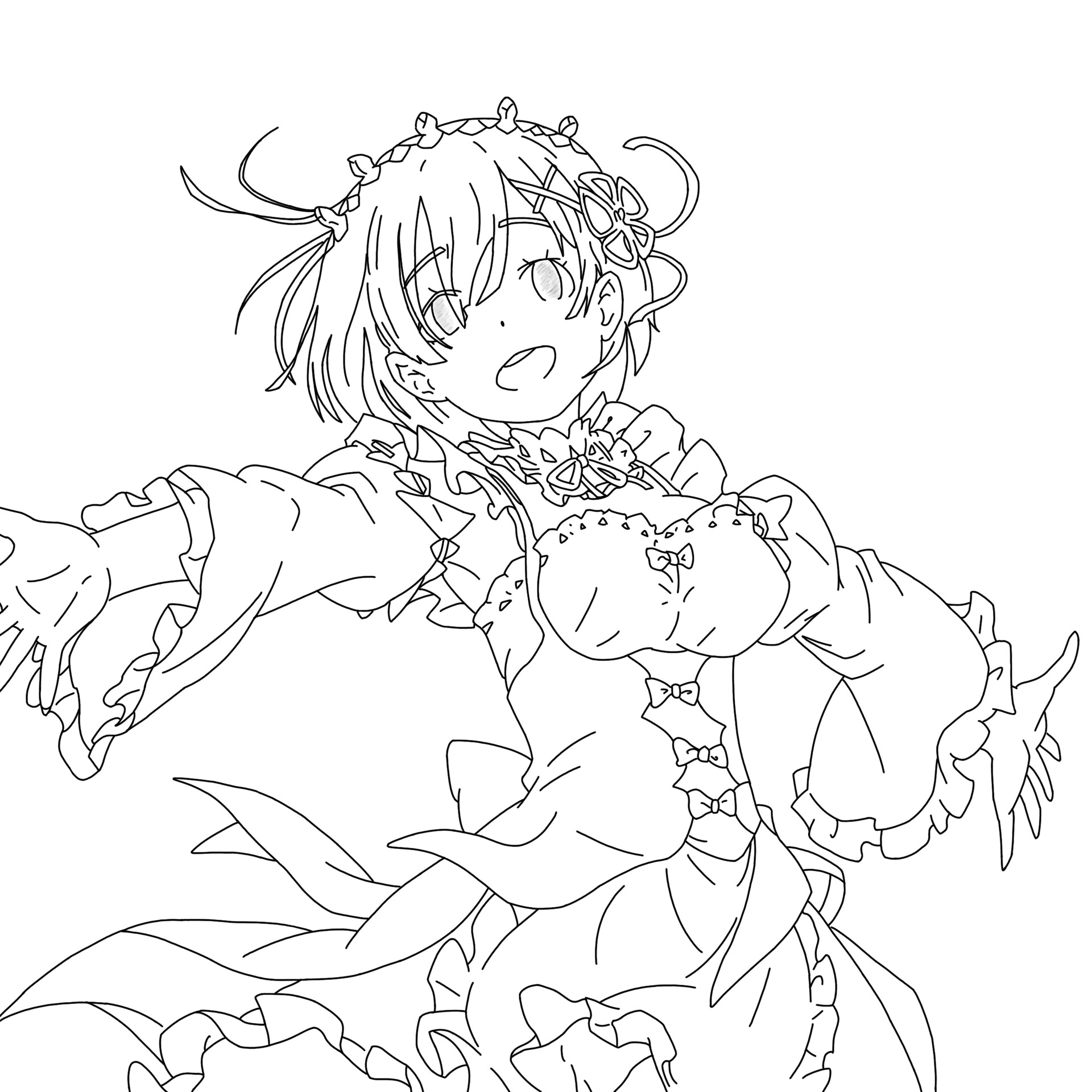 how to draw rem re zero